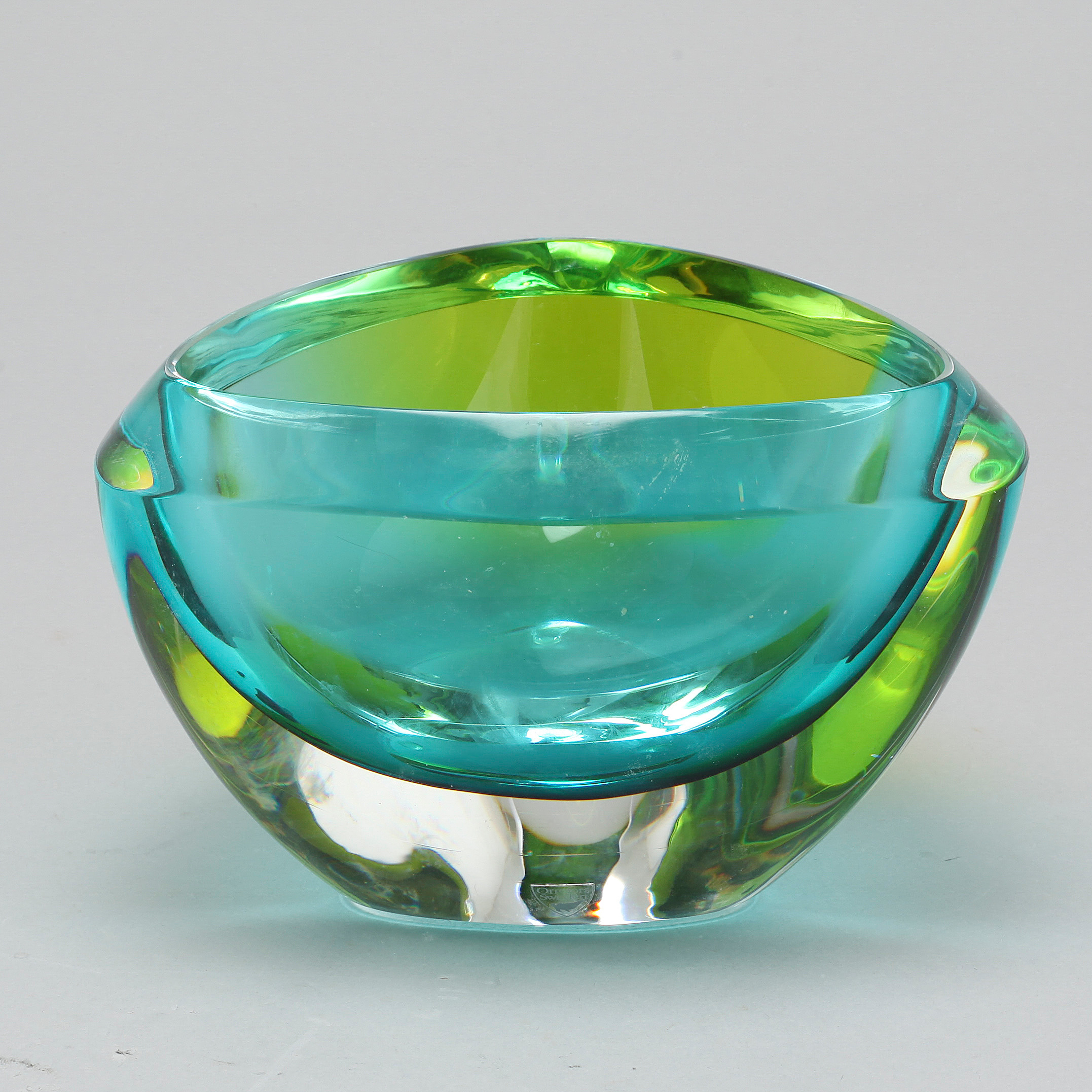 ERIKA LAGERBIELKE, skål, glas, Orrefors, Expo 1998. - Bukowskis