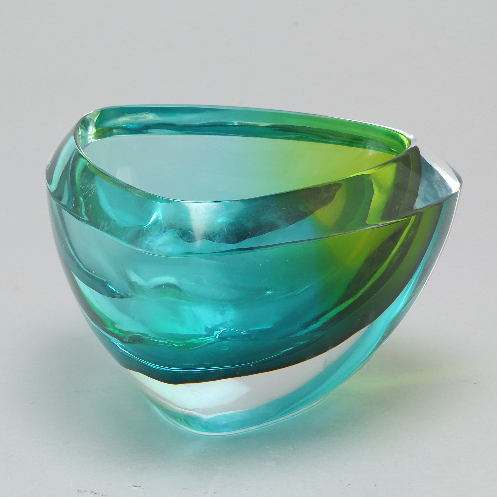 ERIKA LAGERBIELKE, skål, glas, Orrefors, Expo 1998. - Bukowskis