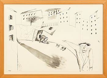 RENATO RANALDI, tusch, signerad och daterad 1987. - Bukowskis