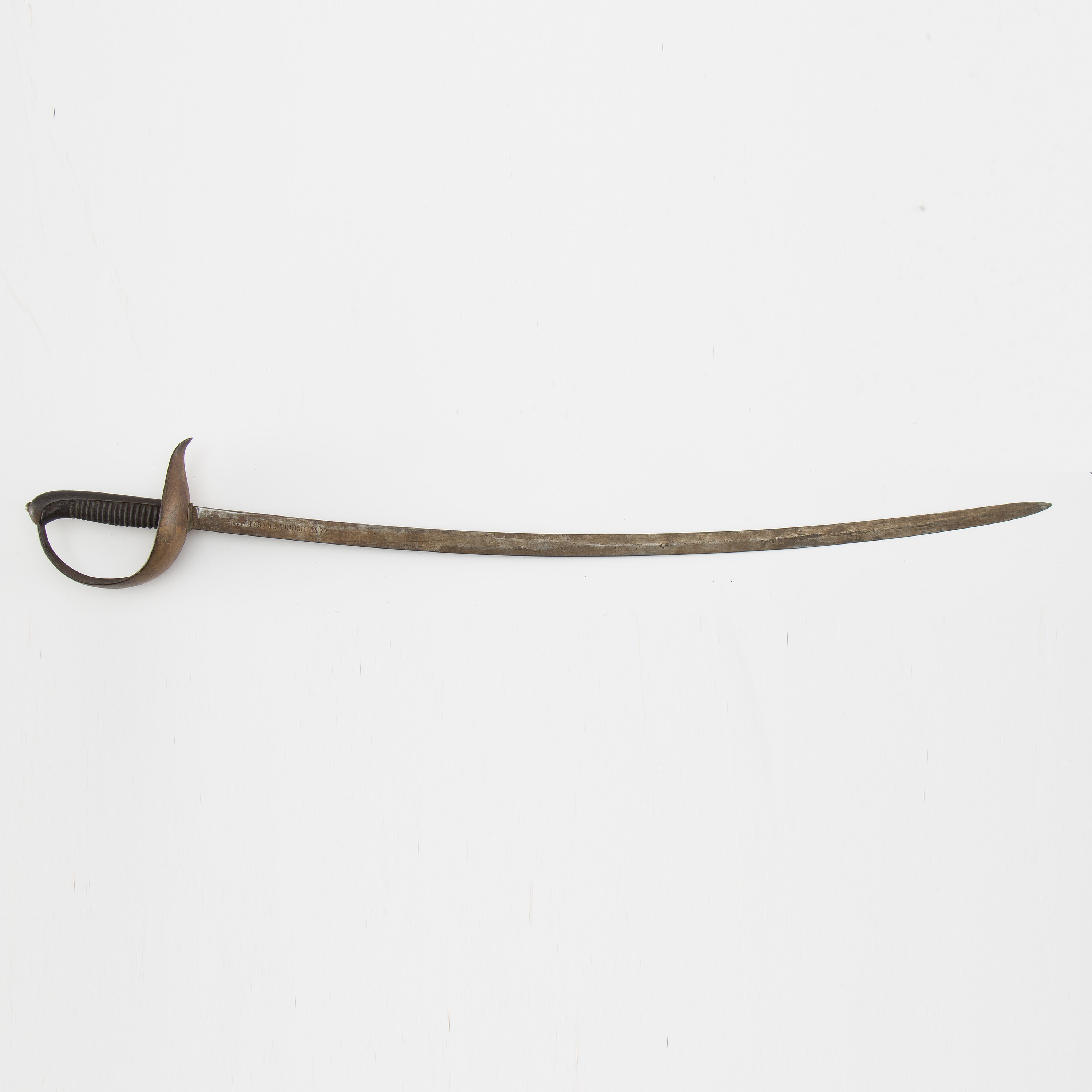 A Spanish Sabre from around year 1900 markt Fabricia de Toledo. - Bukowskis