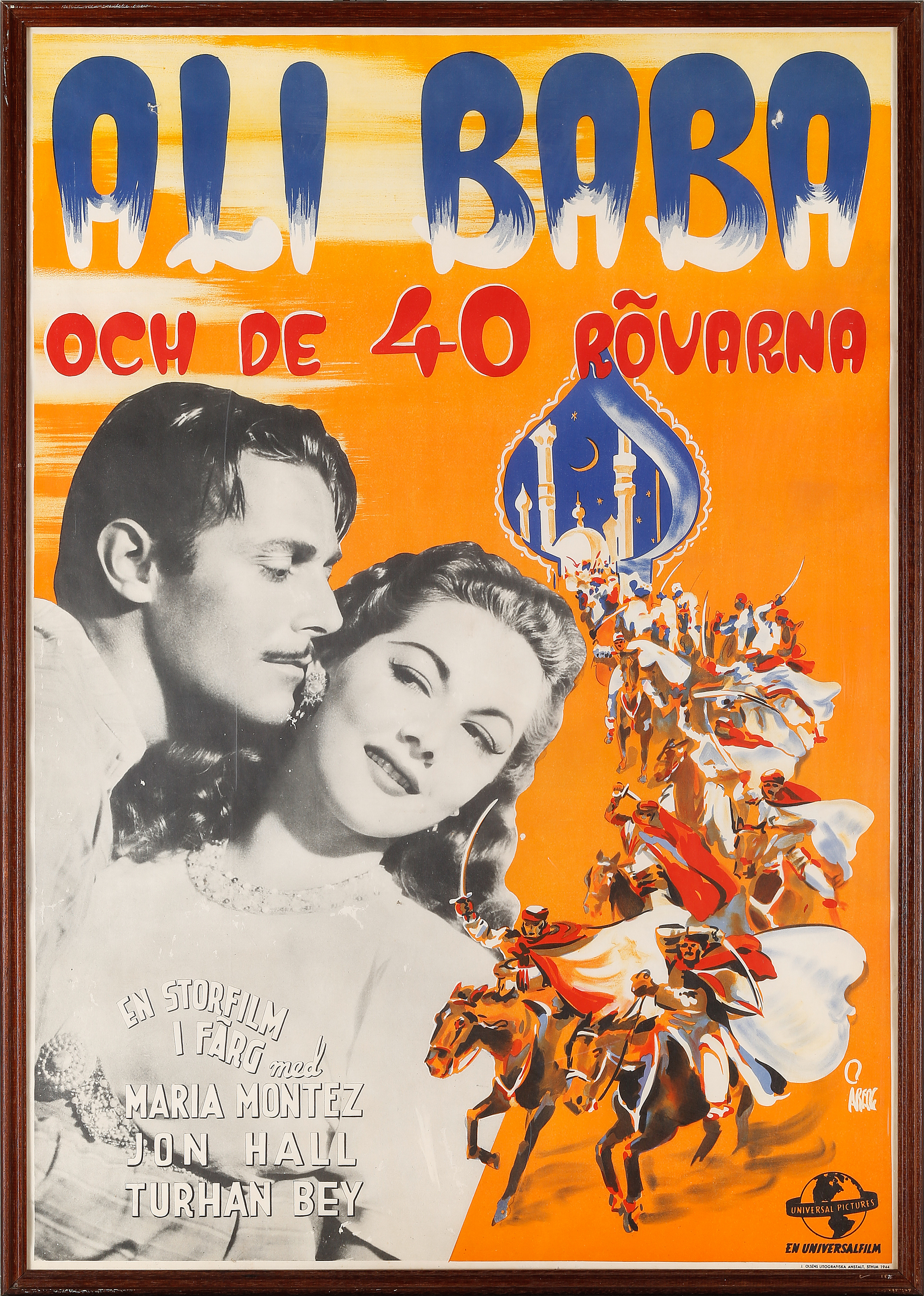 A film poster from 1944. - Bukowskis