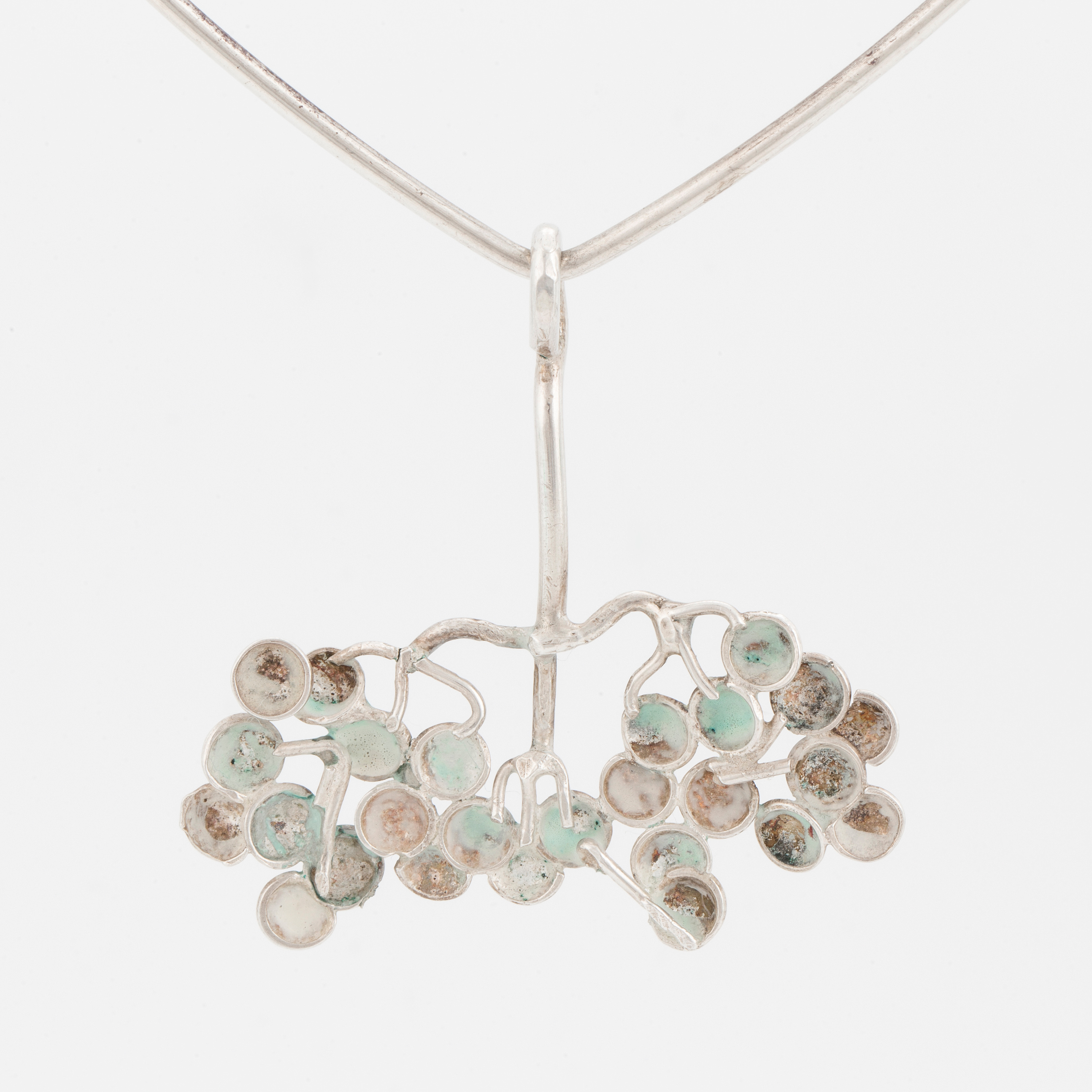 A David Andersen sterling silver necklace with a pendant. - Bukowskis