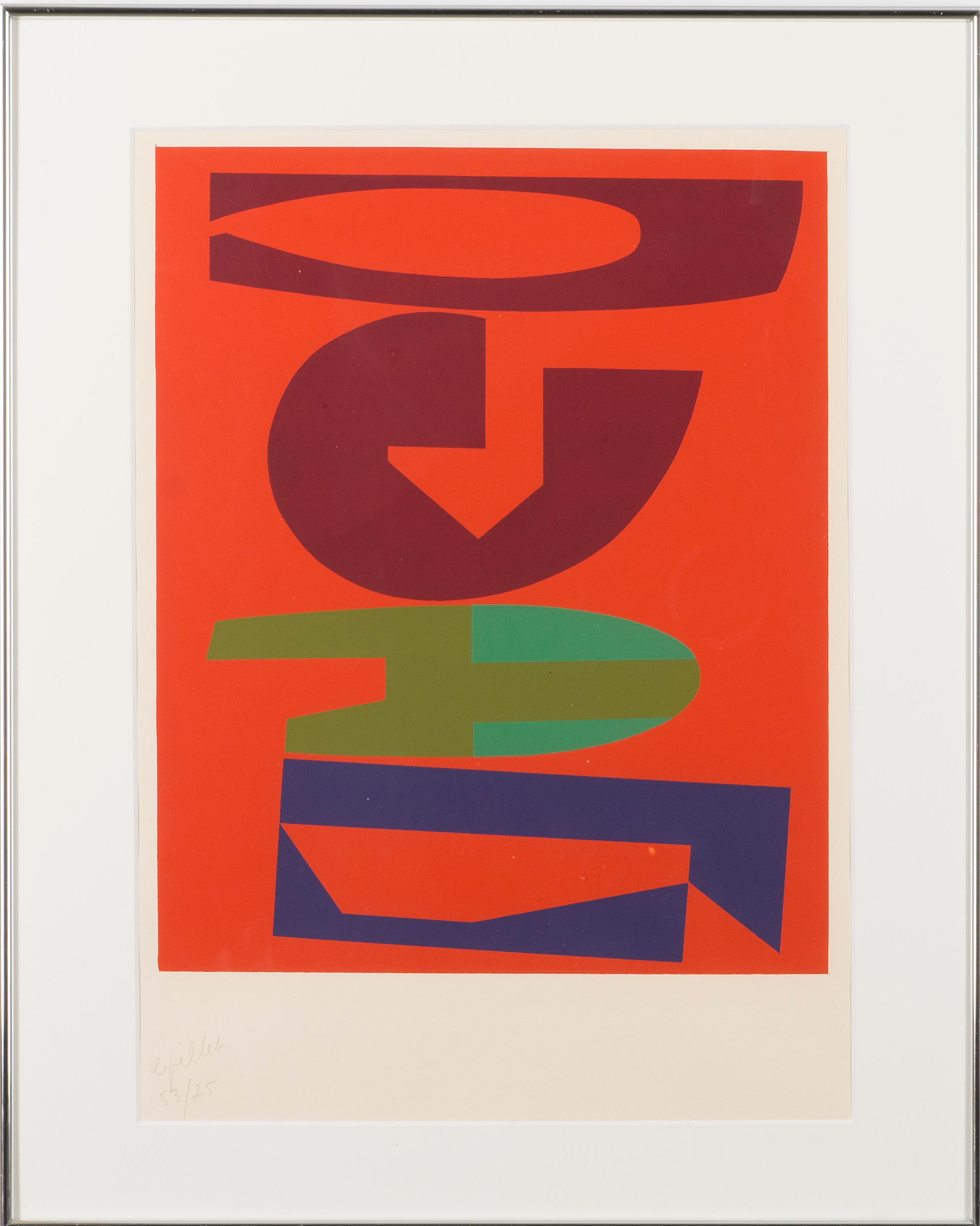 serigraph, signed and numbered 33/75. - Bukowskis