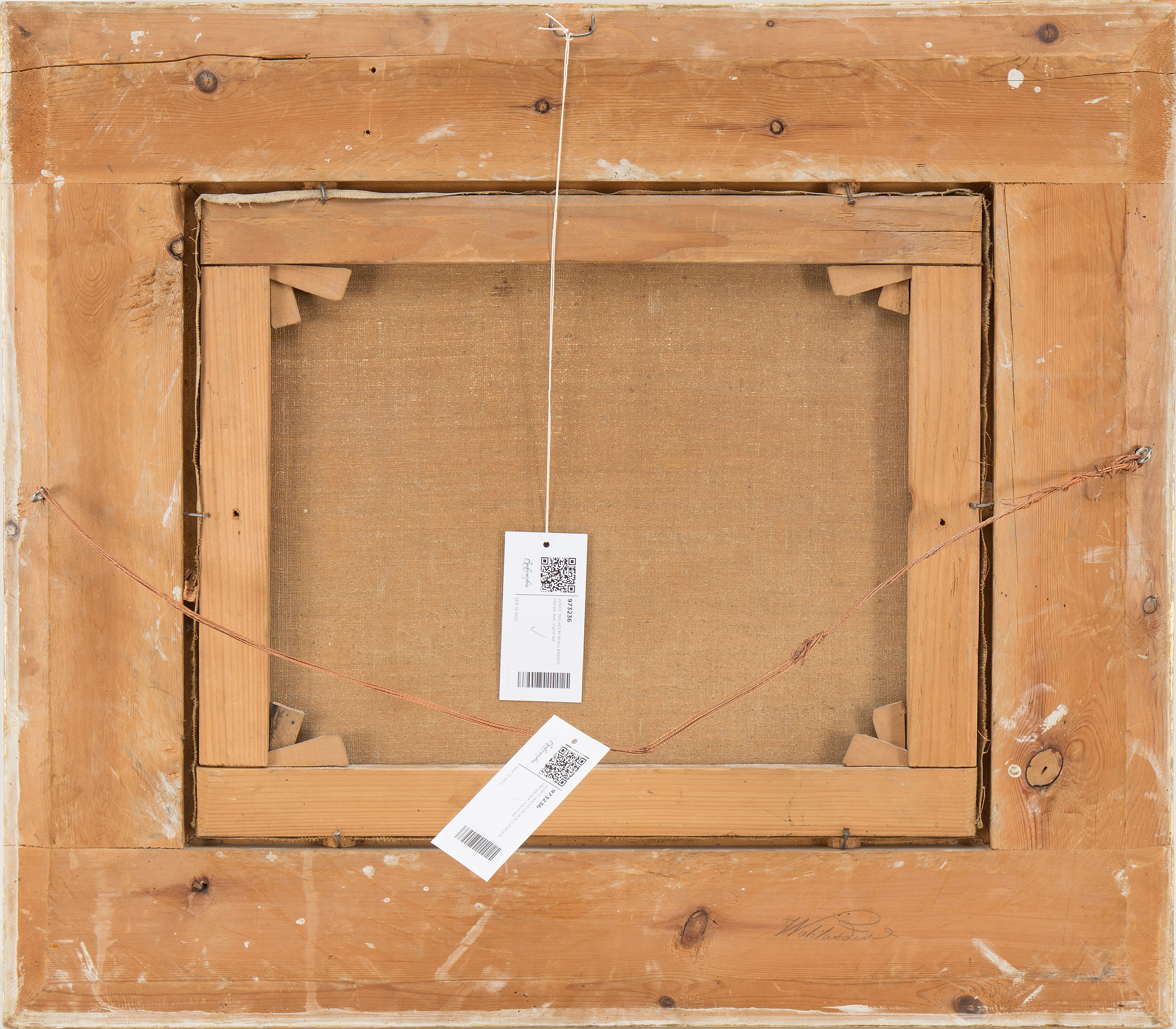 JOSEF WILHELM WALLANDER, oil on canvas, signed. - Bukowskis