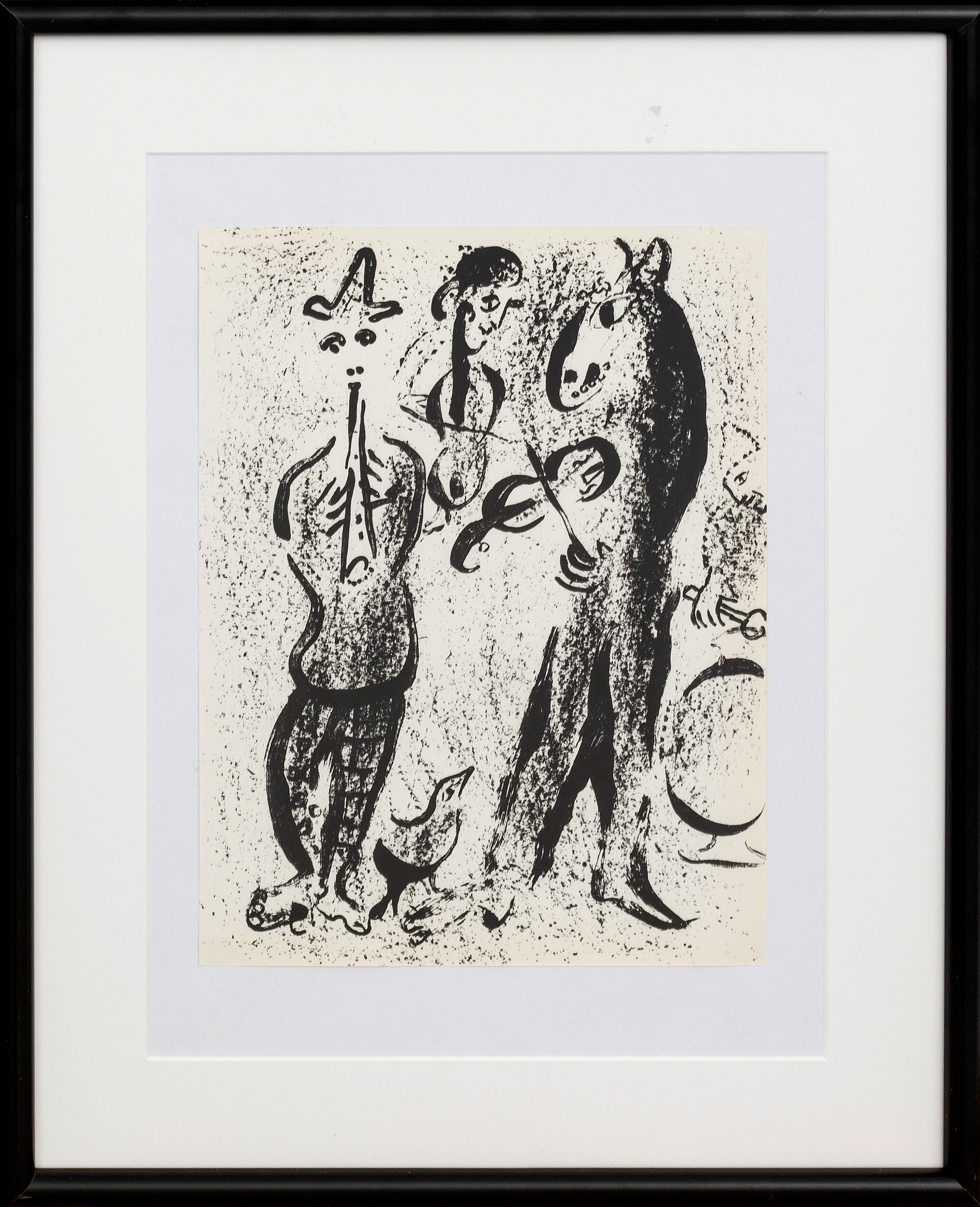 MARC CHAGALL, lithographe, unsigned, from Chagall Lithographe II ...