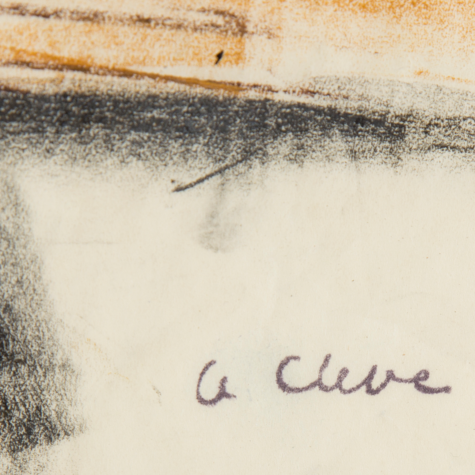AGNES CLEVE, pastel, stamped signature. - Bukowskis