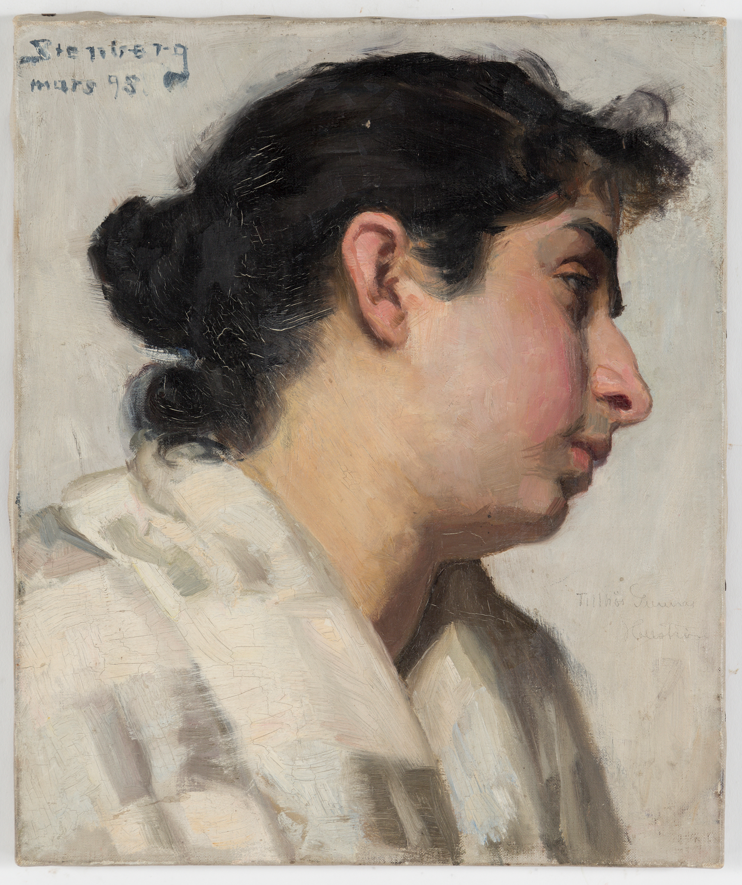 EMERIK STENBERG, oil on canvas, signed and dated mars -95. - Bukowskis