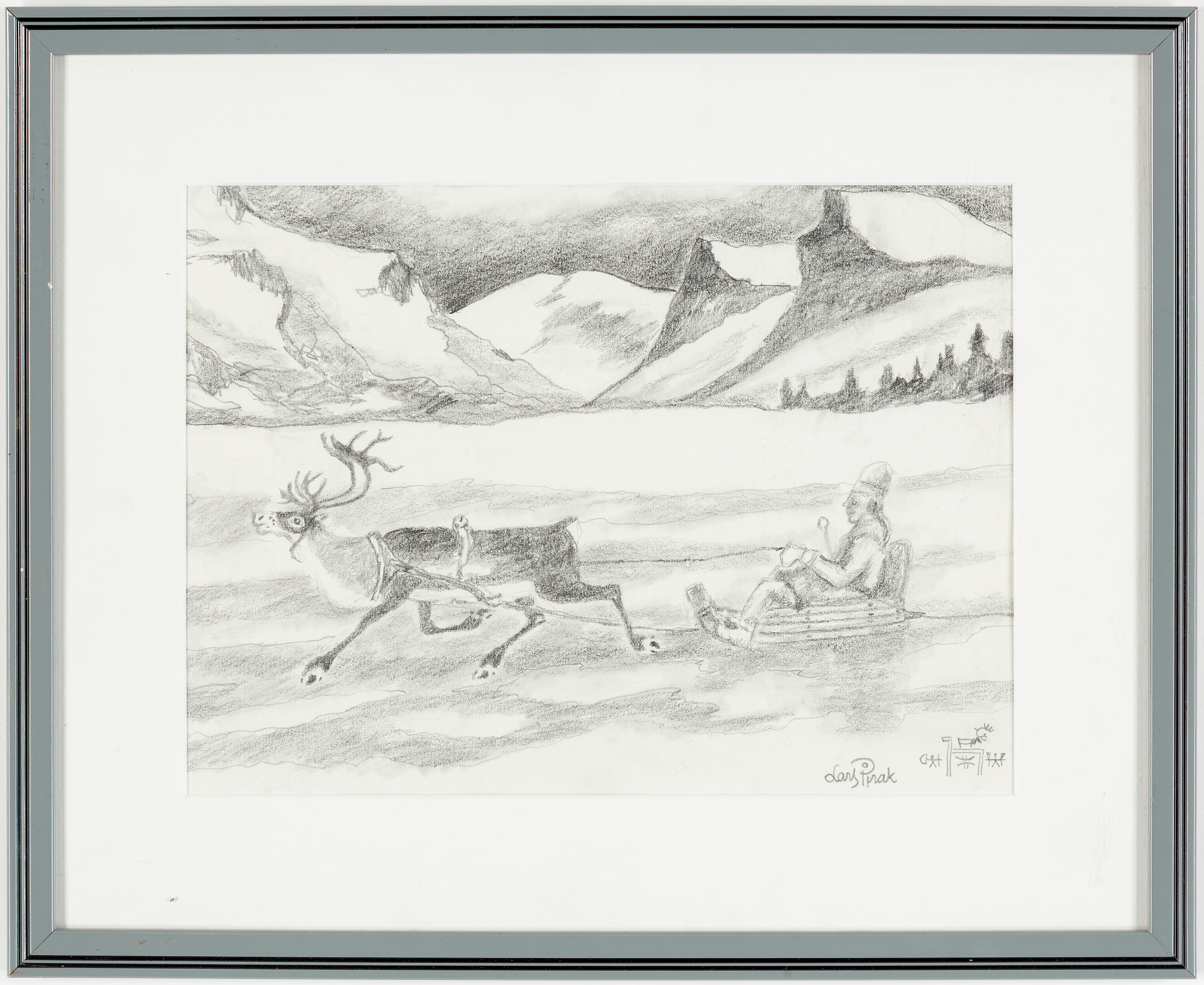 LARS PIRAK, Blyerts, signerad. - Bukowskis