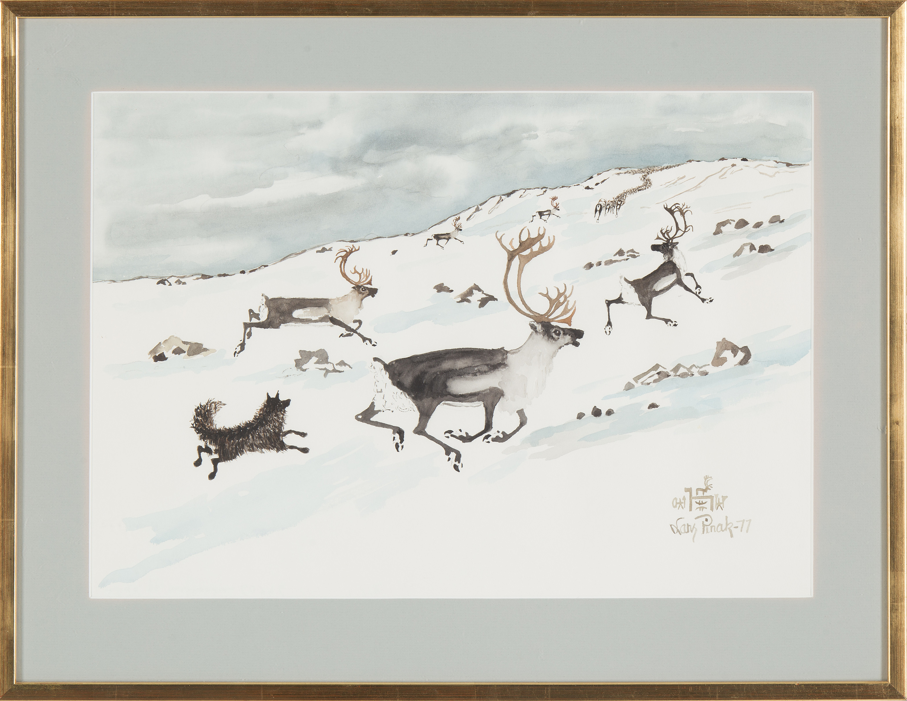 LARS PIRAK, watercolour, signed and dated -77. - Bukowskis