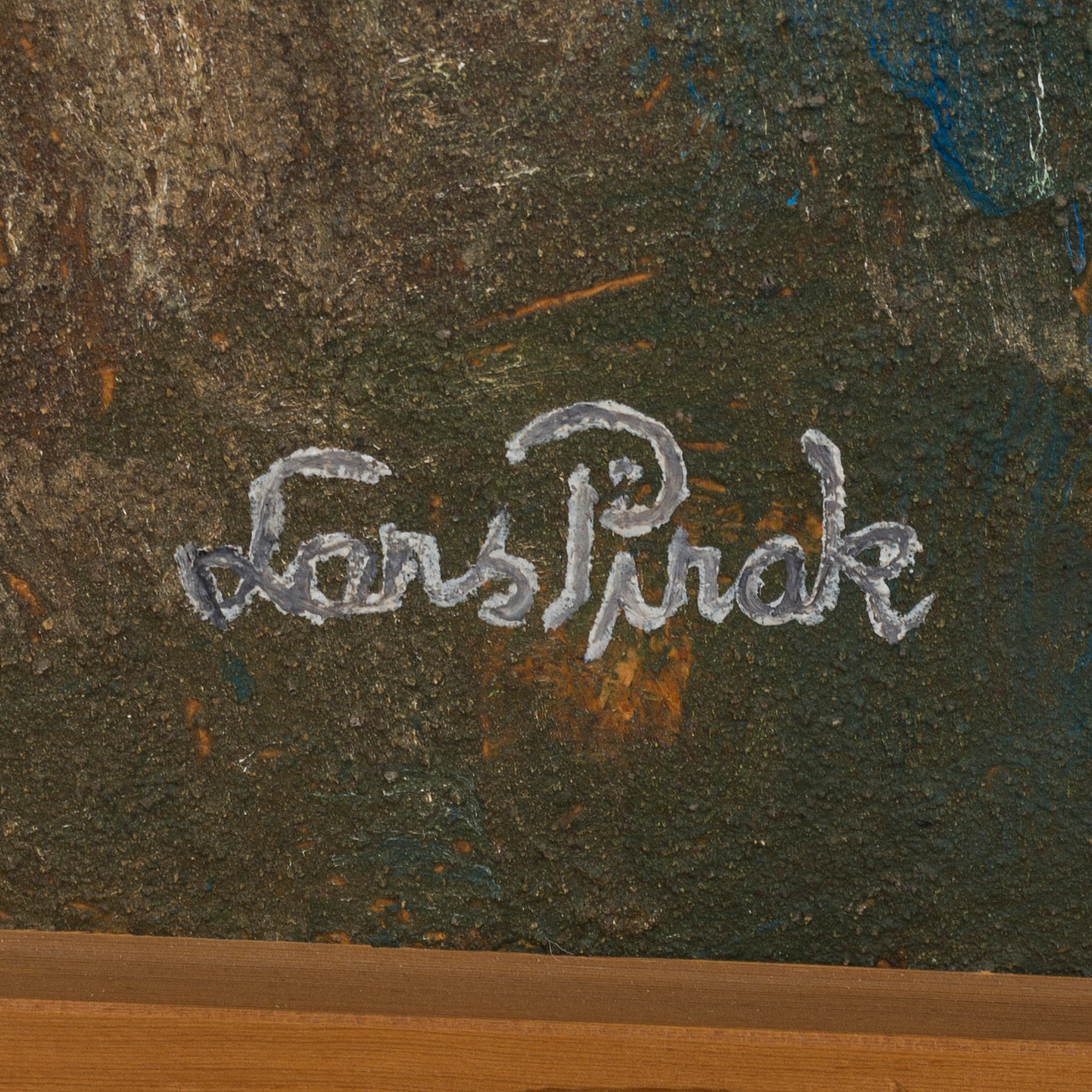 LARS PIRAK, signed panel. - Bukowskis