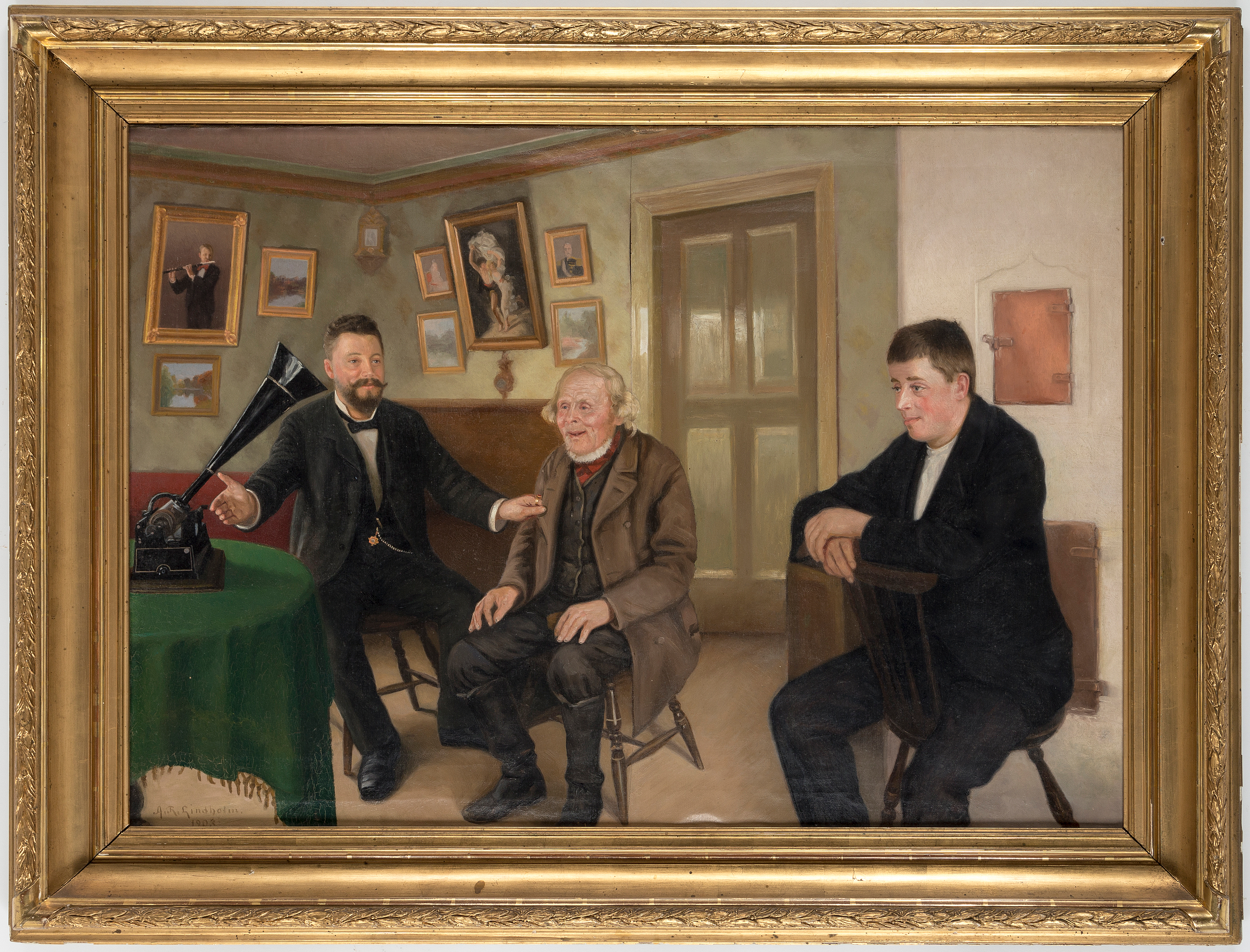 AXEL REINHOLD LINDHOLM, oil on canvas, signed and dated 1903. - Bukowskis