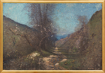 EDVARD ROSENBERG, oil on canvas. - Bukowskis