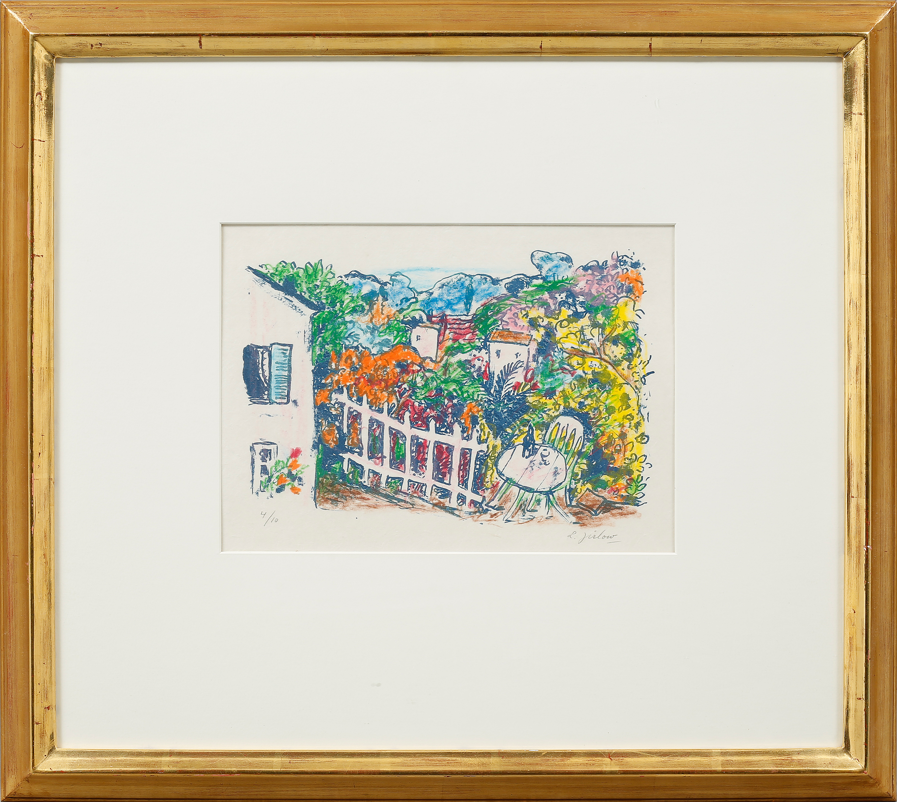 litograph in colours, signed and numbered 4/10. - Bukowskis