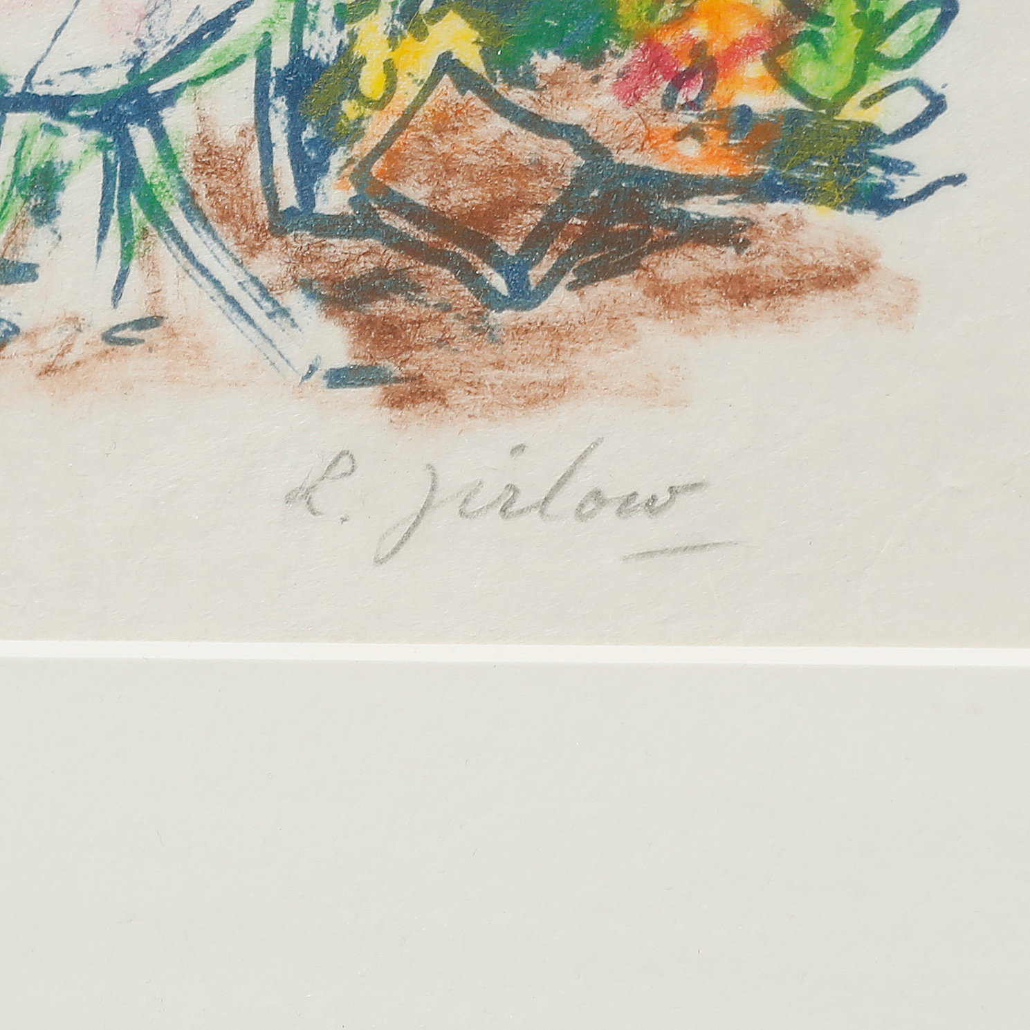 litograph in colours, signed and numbered 4/10. - Bukowskis