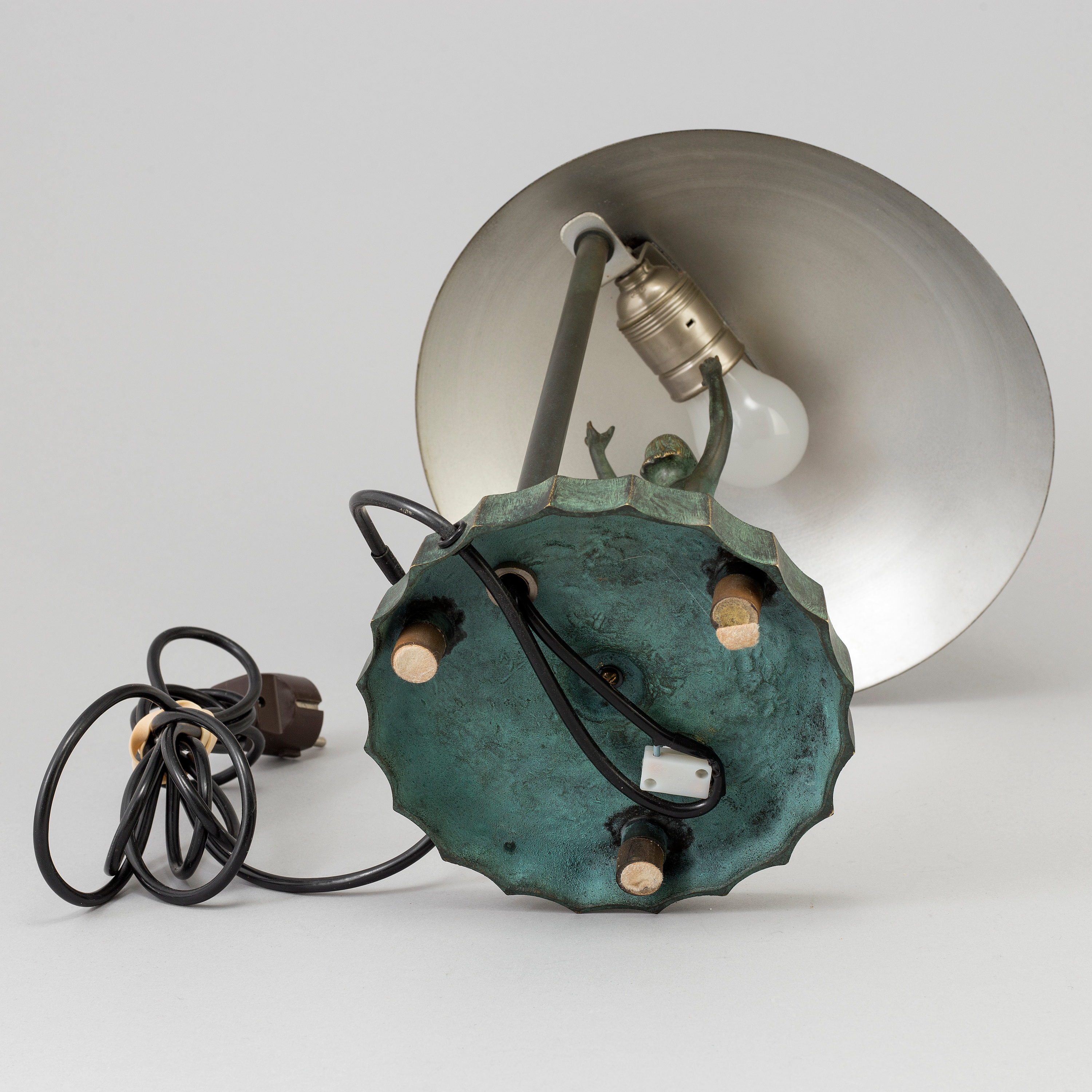 An early 20th century table lamp. - Bukowskis