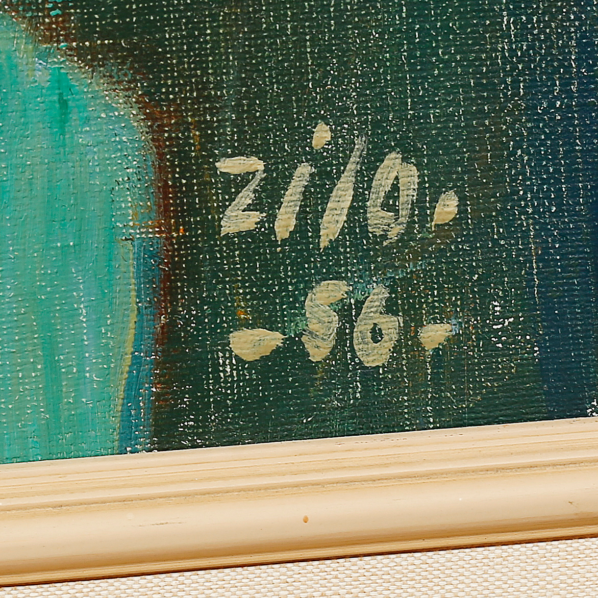 GUNNAR ZILO, olja på duk, signerad och daterad -56. . - Bukowskis