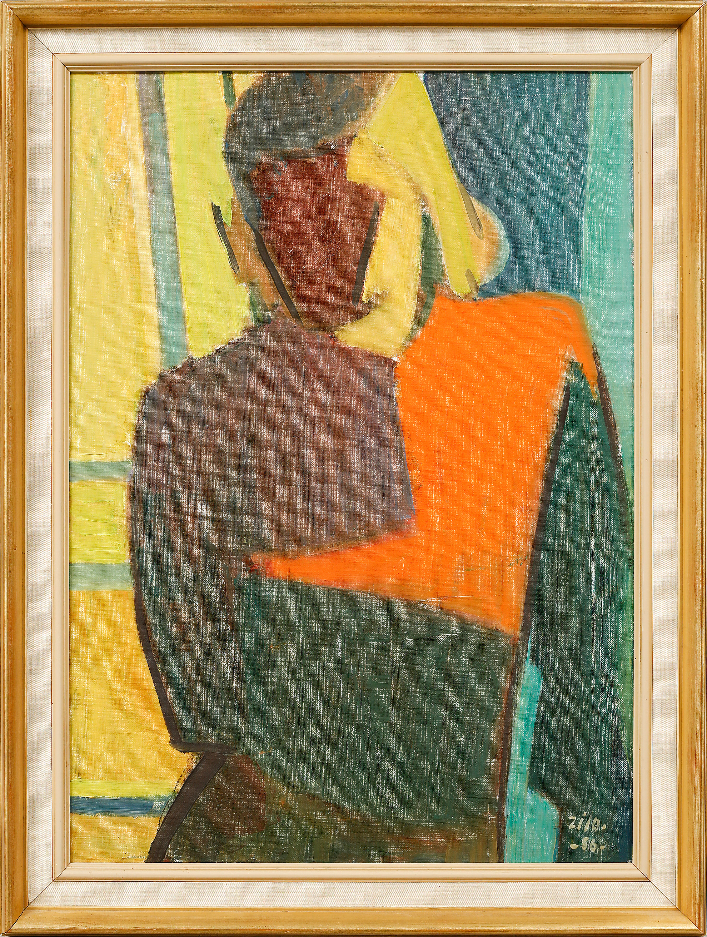 GUNNAR ZILO, olja på duk, signerad och daterad -56. . - Bukowskis