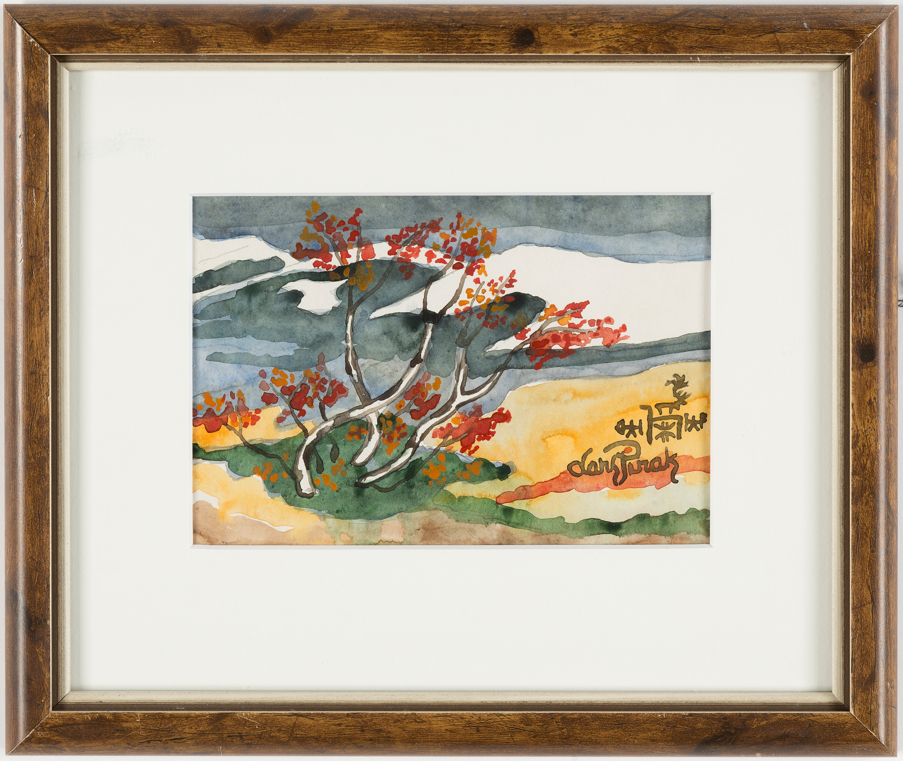 LARS PIRAK, Akvarell, signerad. - Bukowskis