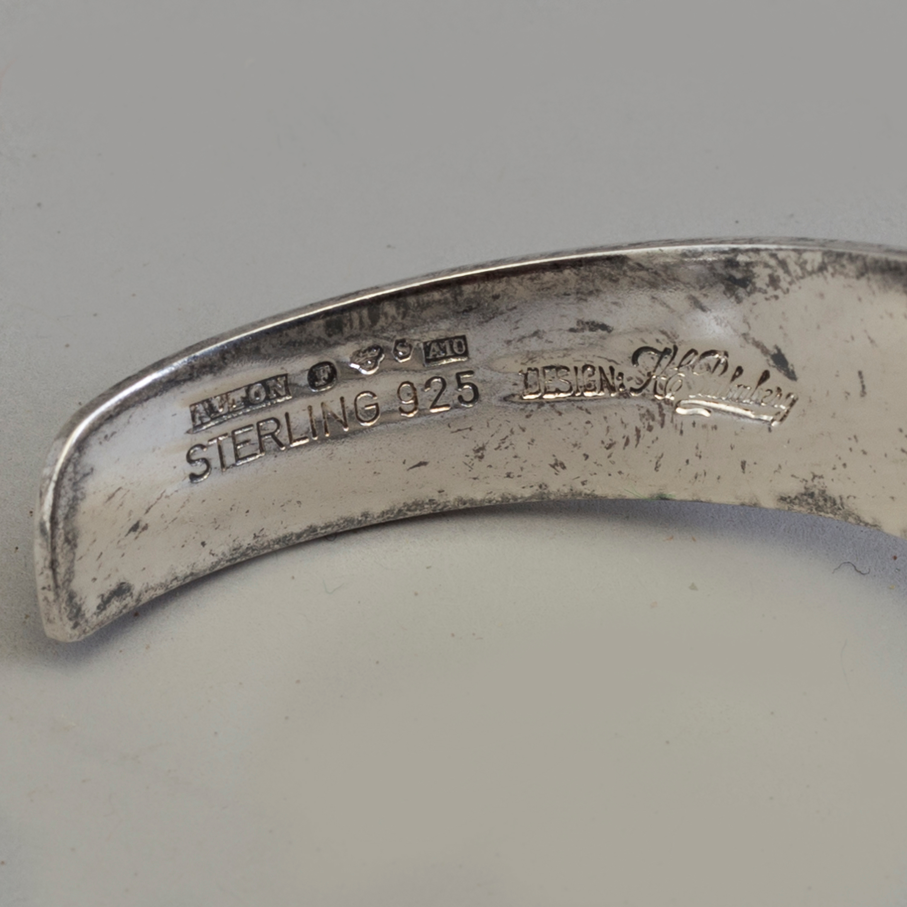 A sterling silver bracelet designed by Ke Palmberg from Alton ...