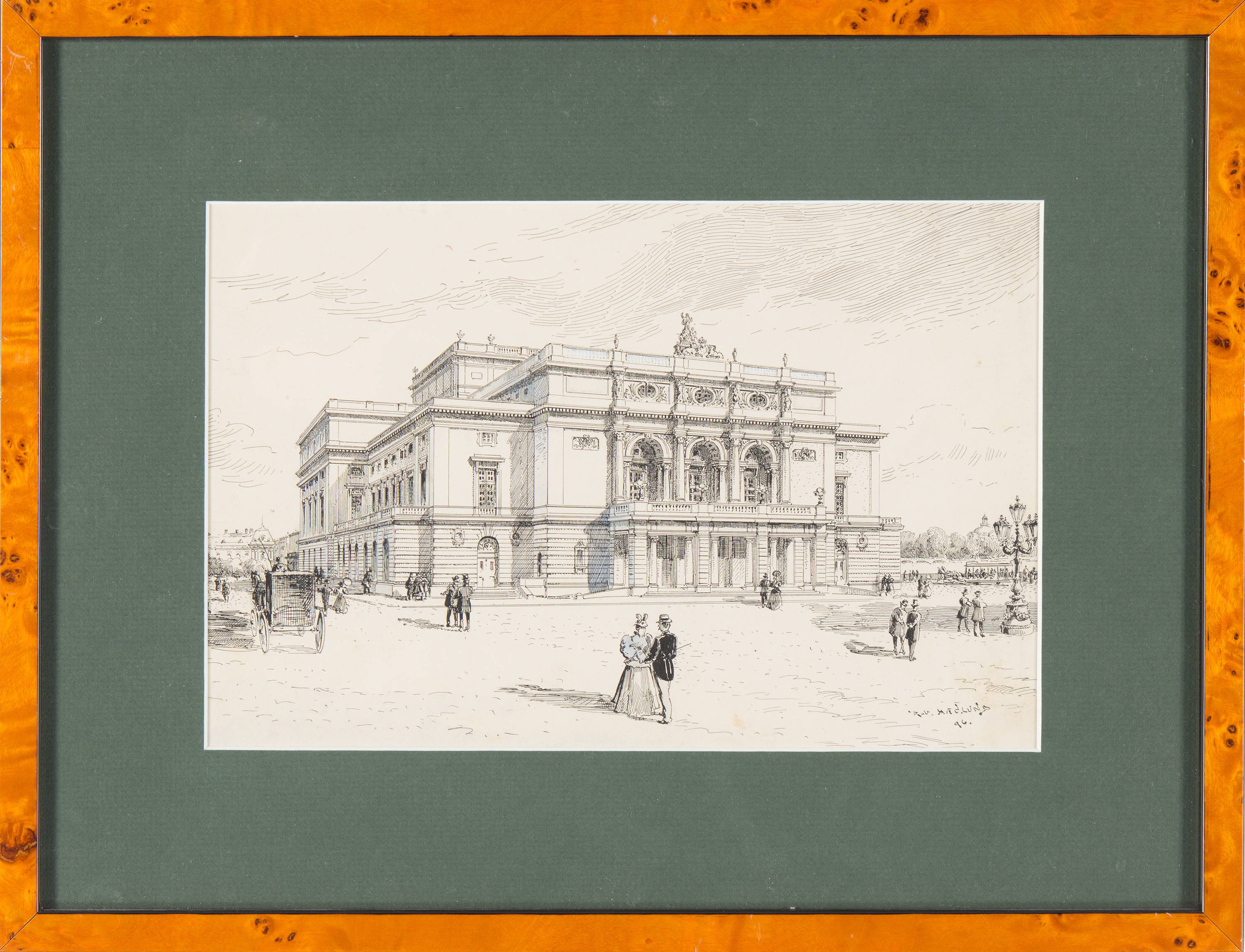 ROBERT HAGLUND, Ink drawings, 2, signed and dated -86. - Bukowskis