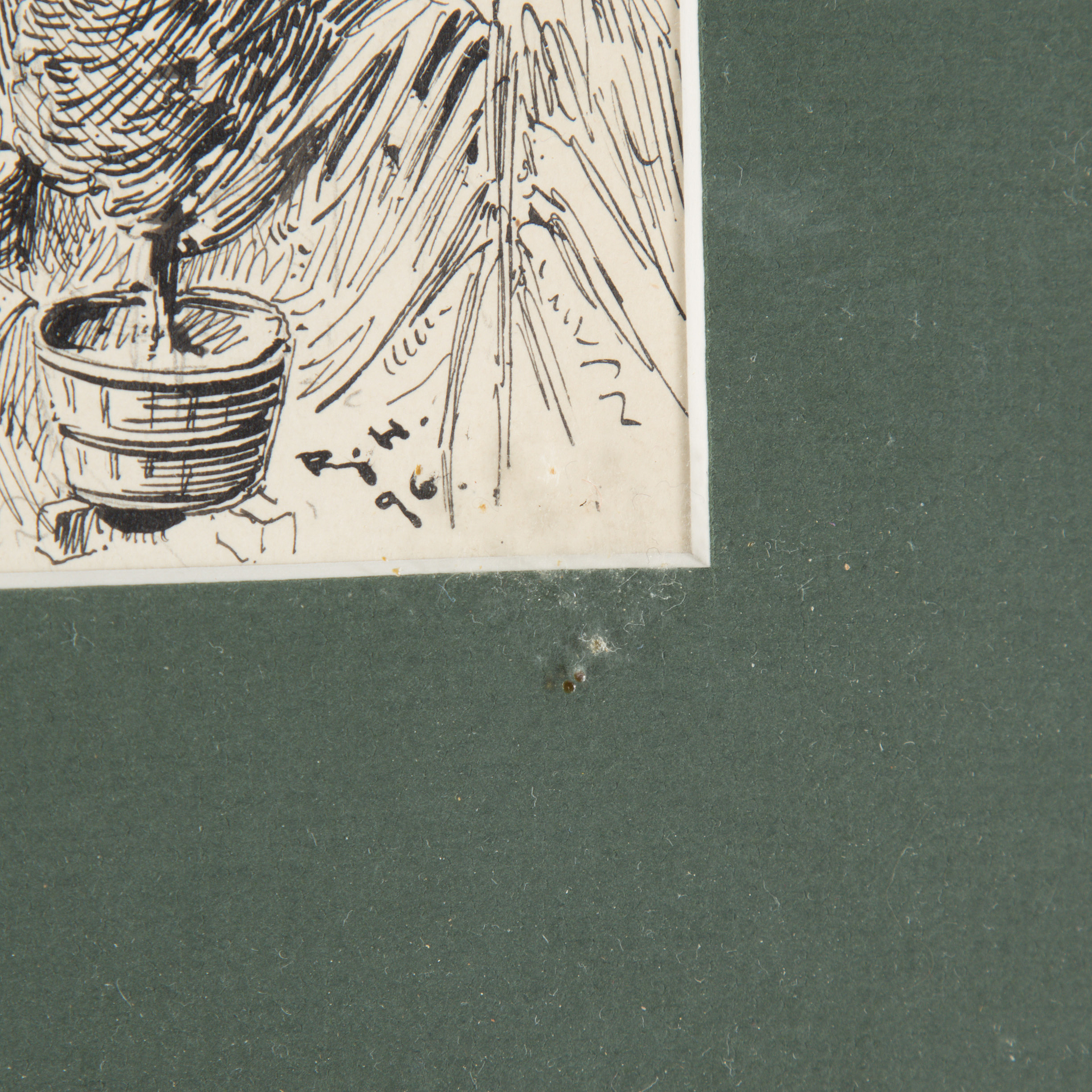 ROBERT HAGLUND, Ink drawings, 2, signed and dated -86. - Bukowskis