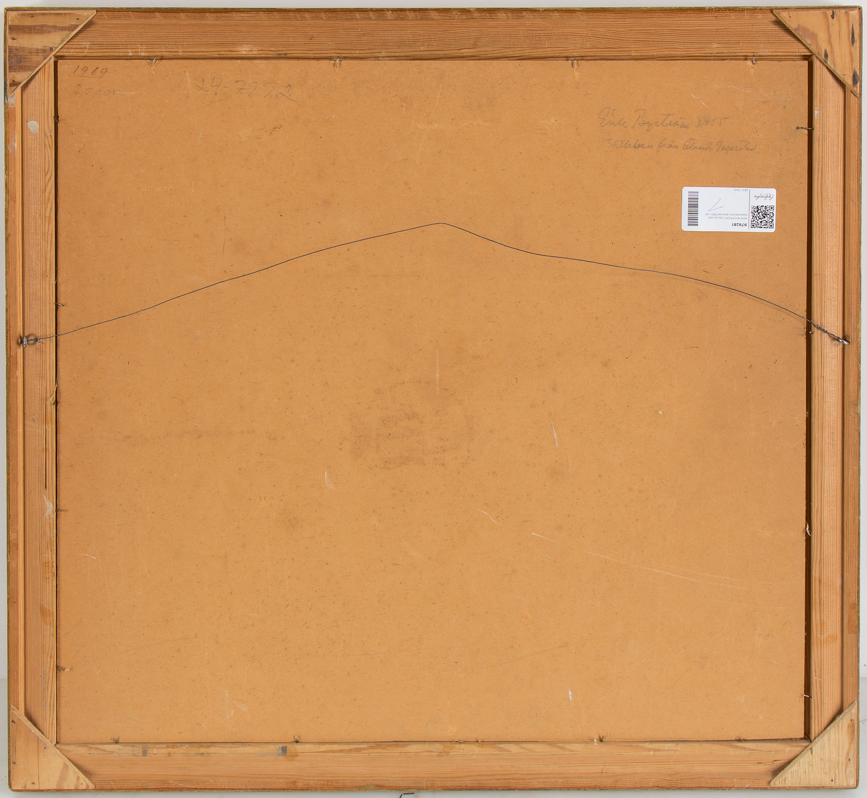 ERIK BYSTRÖM, Oil on canvas, signed and dated -55. - Bukowskis