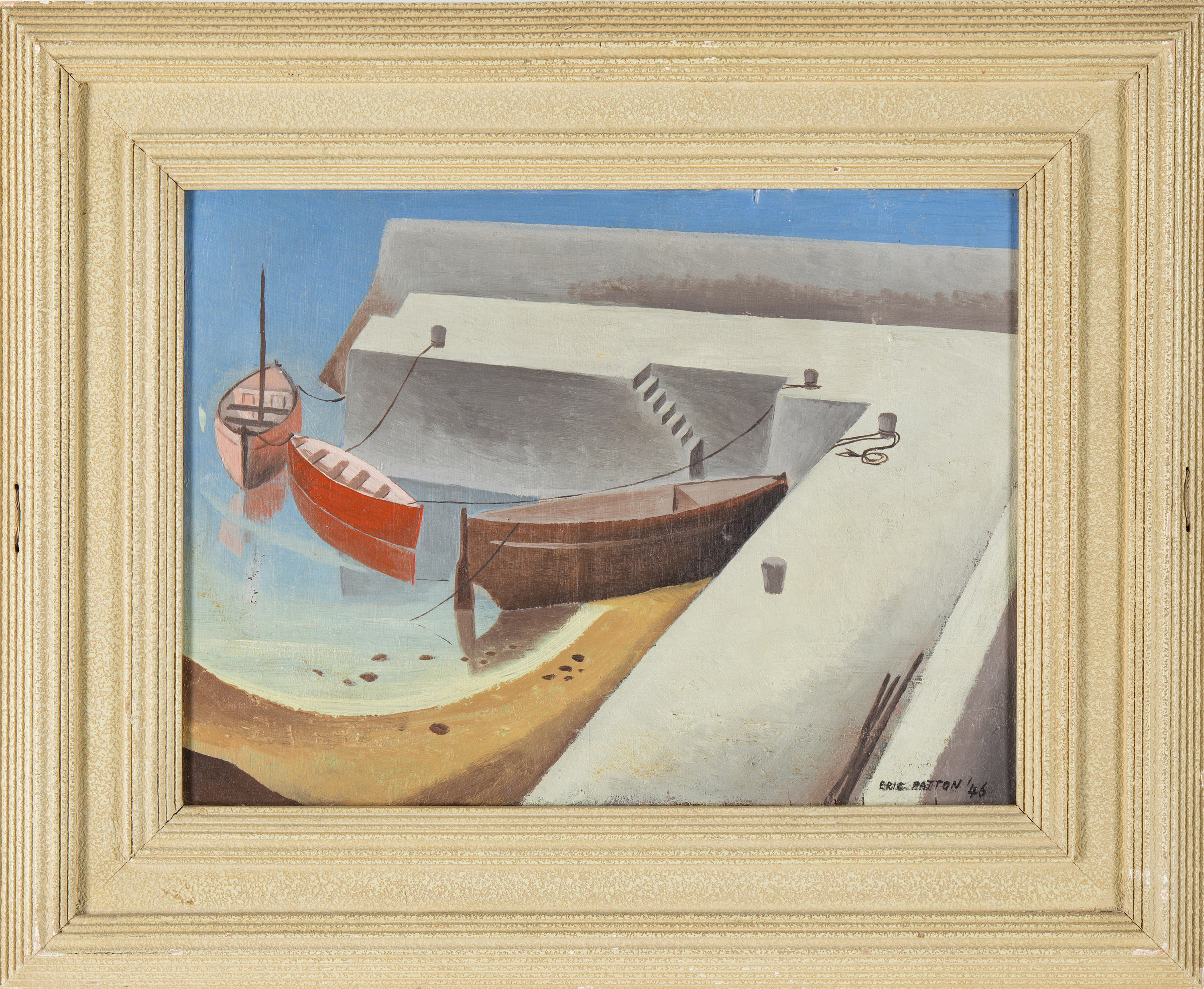 ERIC PATTON, Oil on paper-panel, signed and dated 1946. - Bukowskis