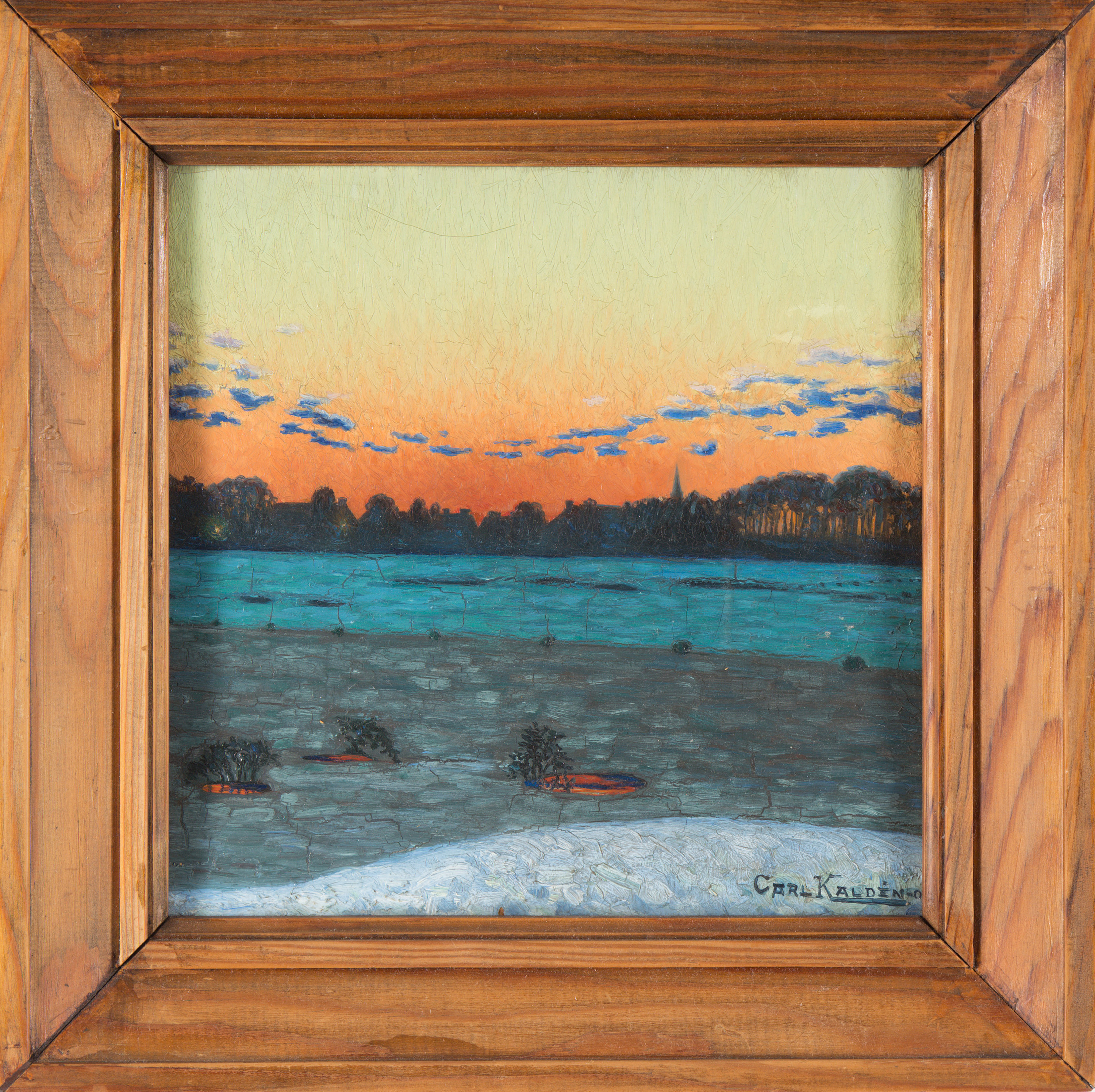 CARL KALDÉN, A pair, oil on canvas, signed and dated -08. - Bukowskis