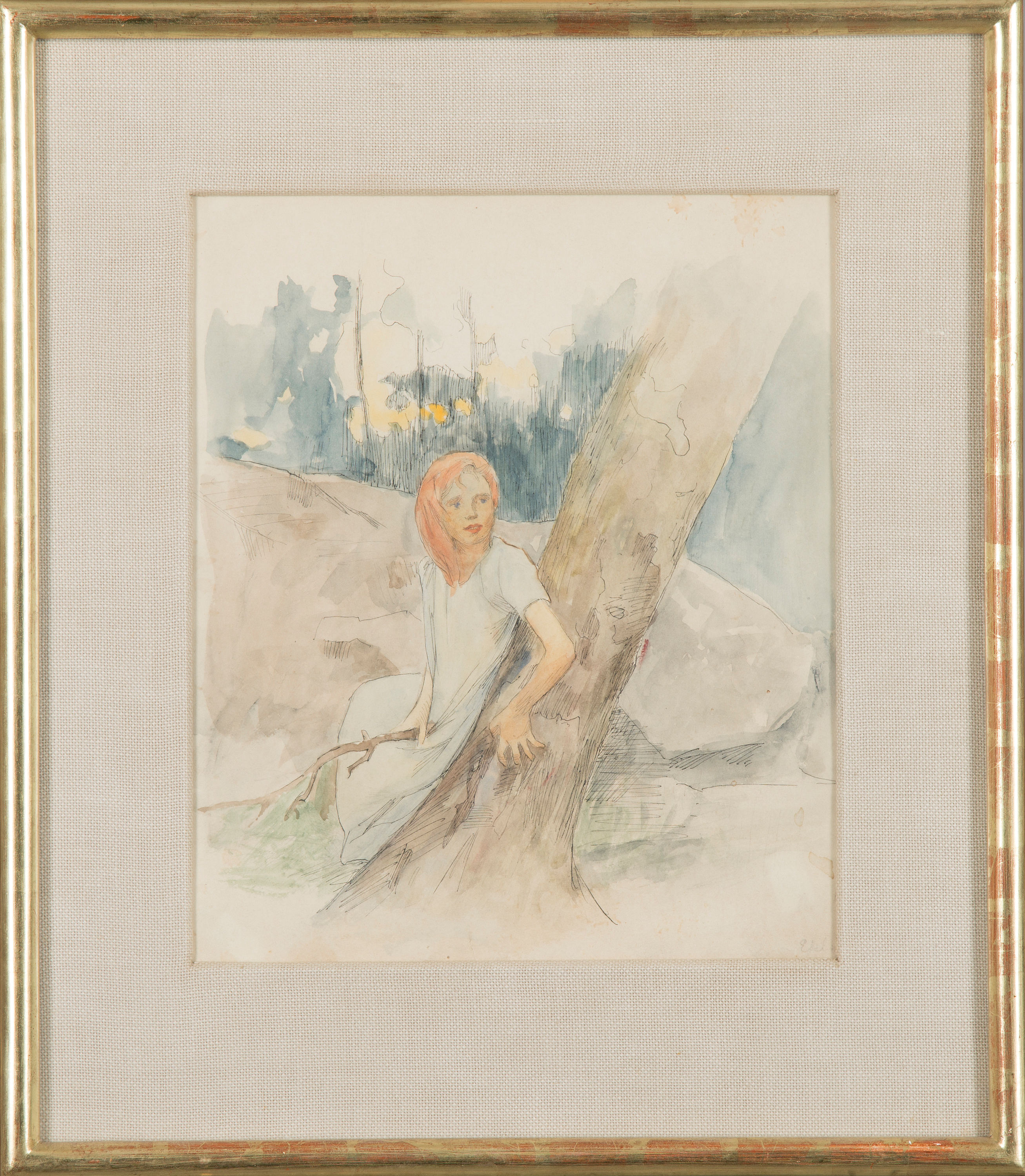 MARIA WIIK, tillskriven, akvarell, osignerad. - Bukowskis