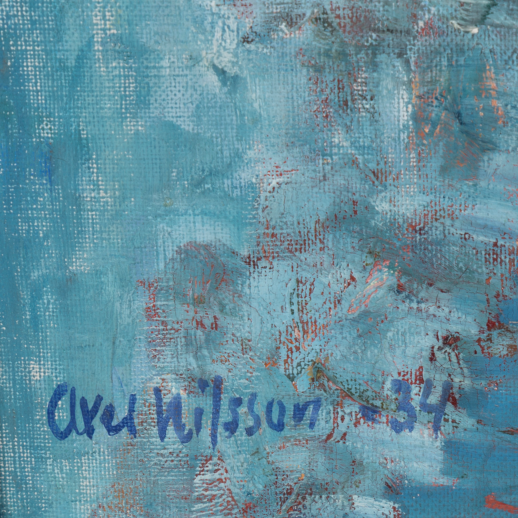 Axel Nilsson, AXEL NILSSON, oil on canvas, signed Axel Nilsson and ...