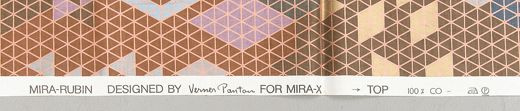 A Mira Rubin fabric of the Diamond Collection for Mira-X, Switzerland ...