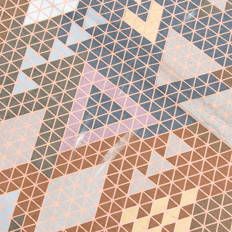 A Mira Rubin fabric of the Diamond Collection for Mira-X, Switzerland ...