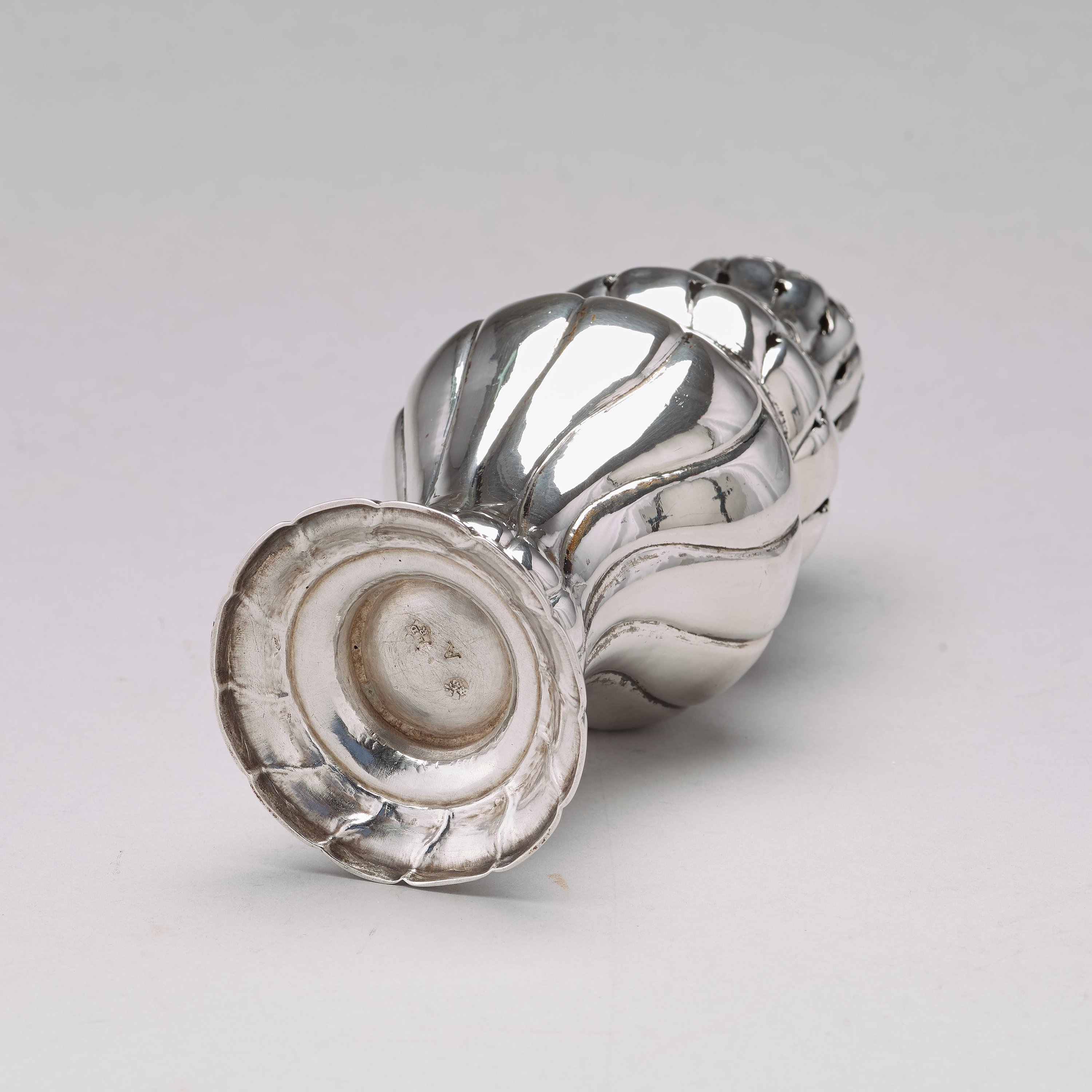 A Baltic 18th century sugar-caster, mark of Johan Diedrich Rehwald ...