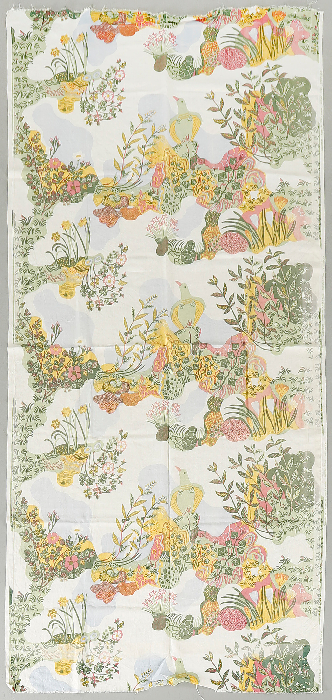 JOSEF FRANK, tyglängder, 3 st, "Anakreon", Svenskt Tenn. - Bukowskis