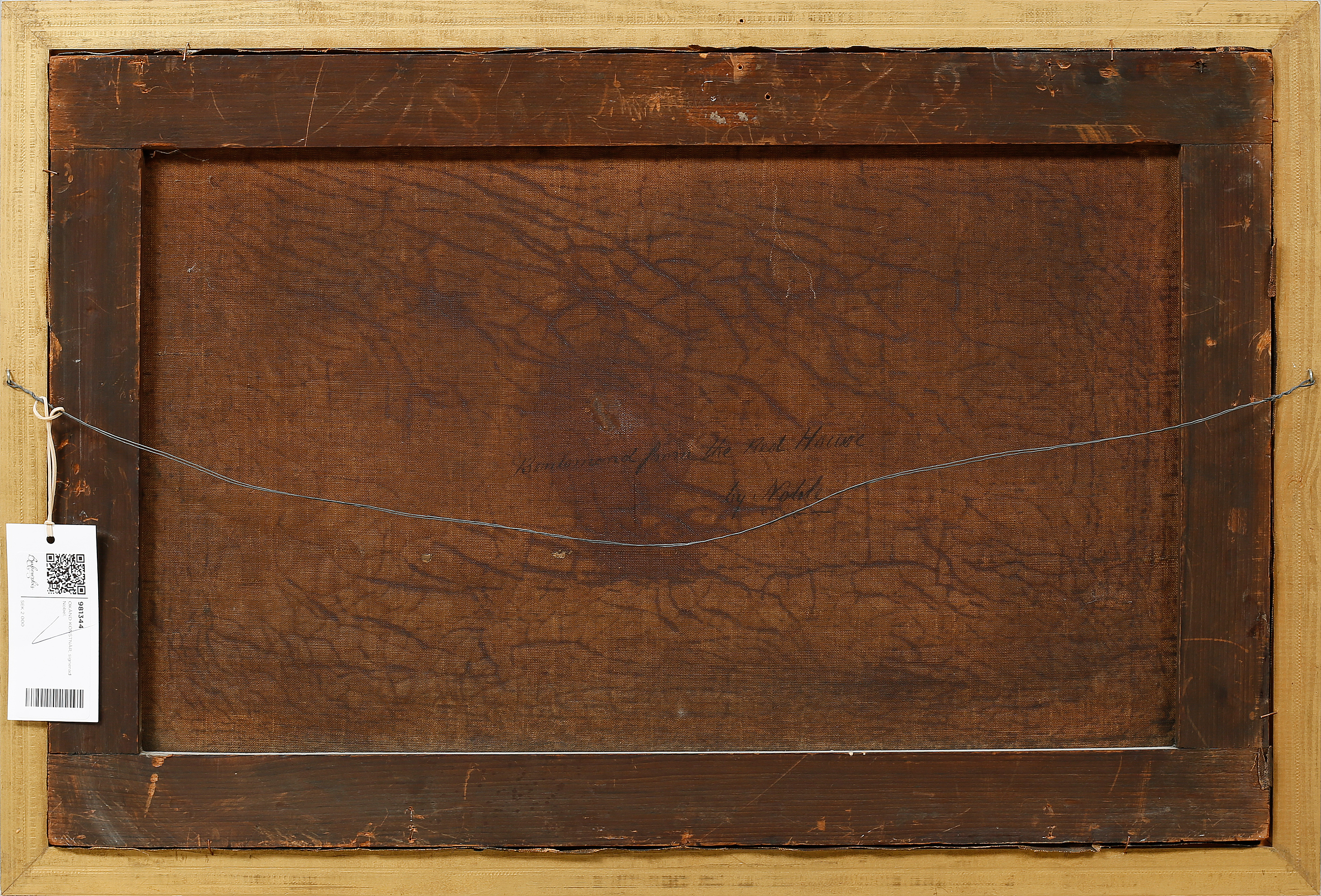 UNKNOWN ARTIST, oil on canvas, signed Nobel, 19th century. - Bukowskis