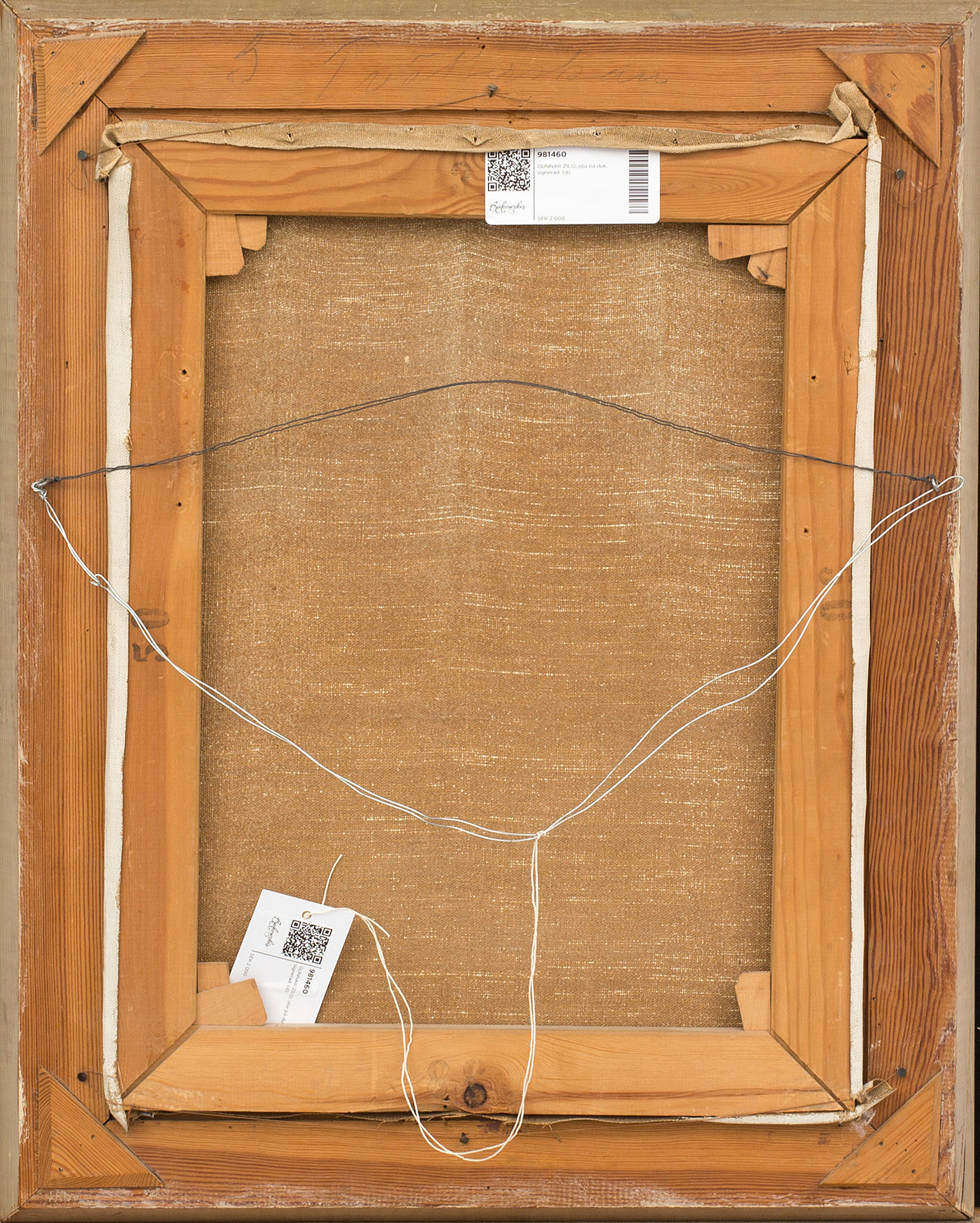 GUNNAR ZILO, olja på duk, signerad. - Bukowskis