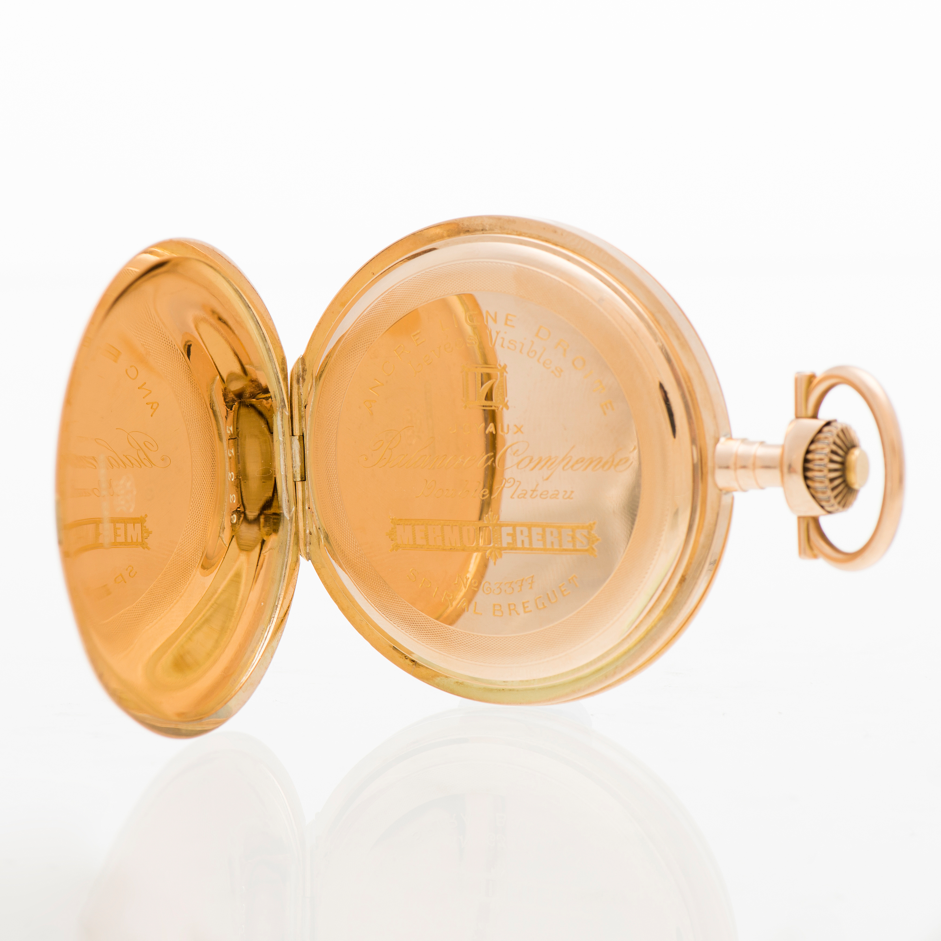 MERMOD FRERES, pocket watch, 52 mm. - Bukowskis