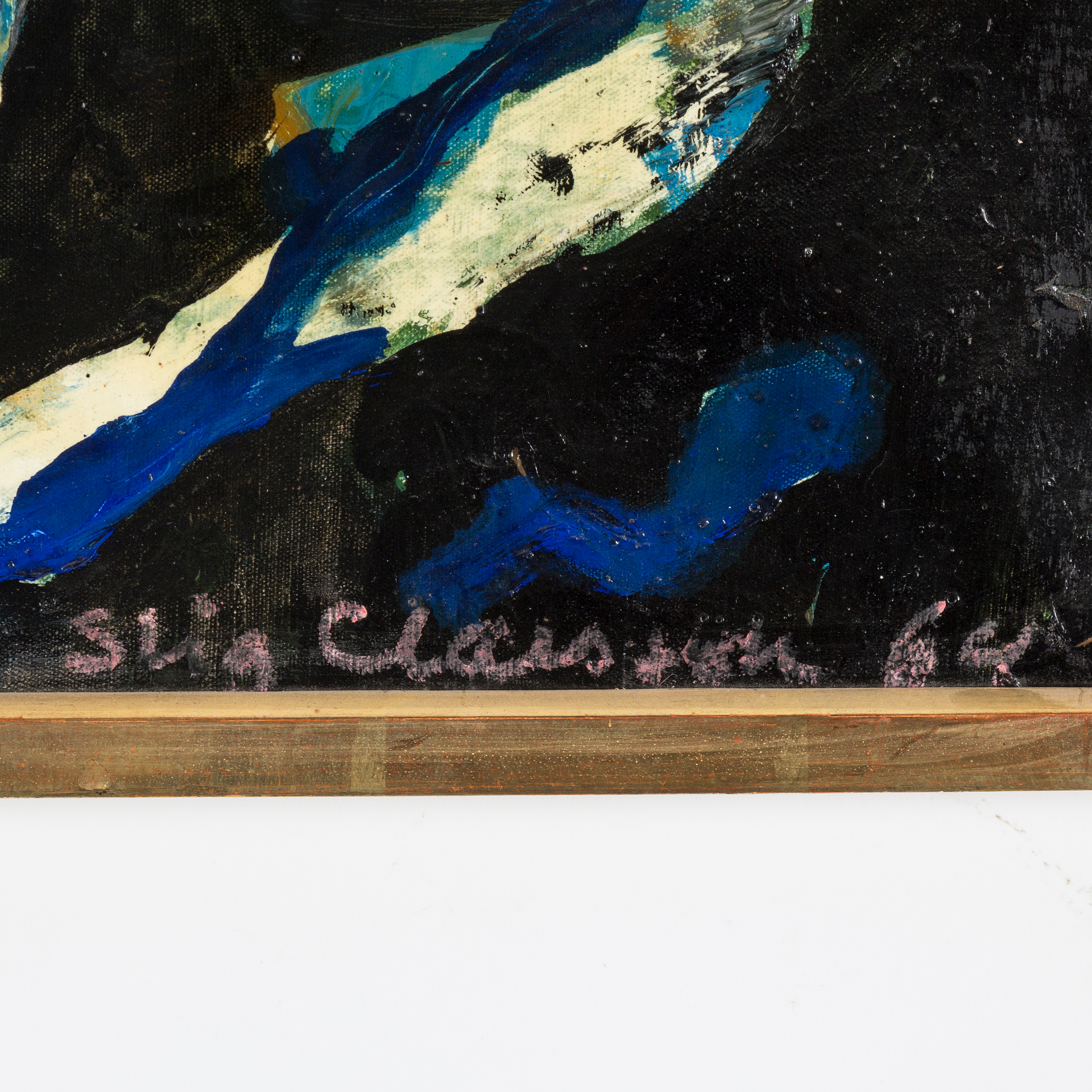 STIG CLAESSON, oil on canvas, signed and dated 64. - Bukowskis