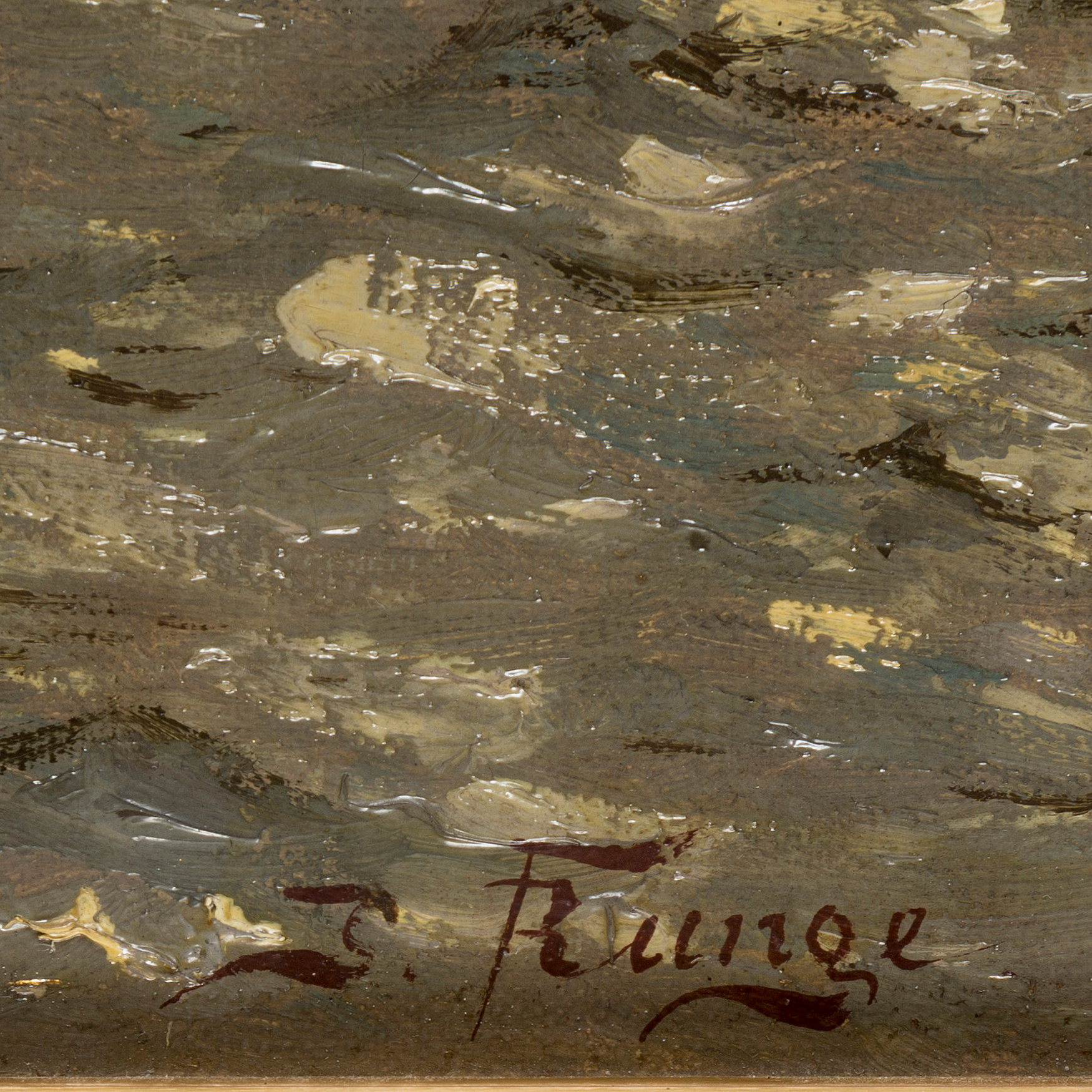 JULIUS FREIDRICH LUDWIG RUNGE, Oil on canvas, signed. - Bukowskis