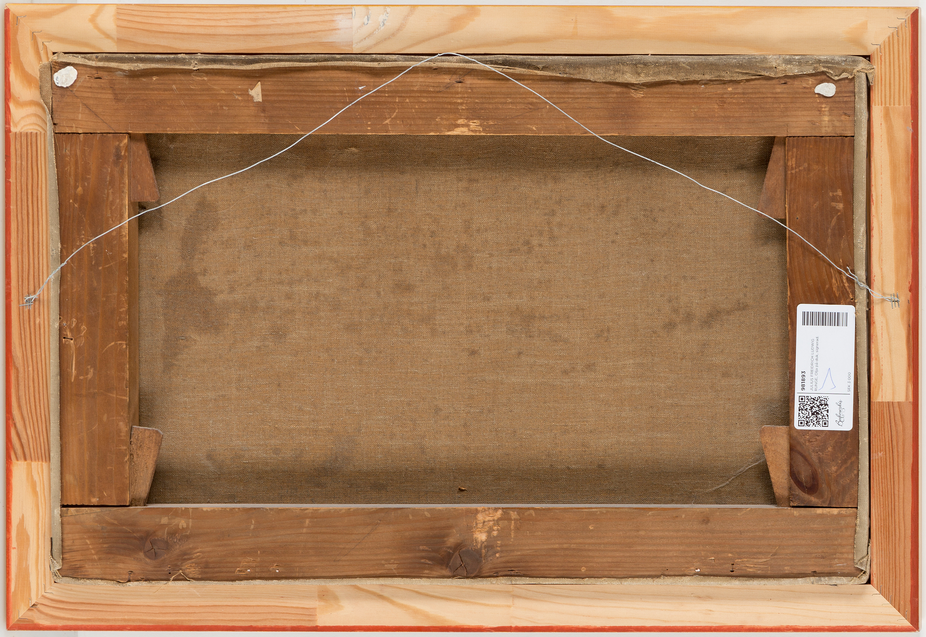 JULIUS FREIDRICH LUDWIG RUNGE, Oil on canvas, signed. - Bukowskis