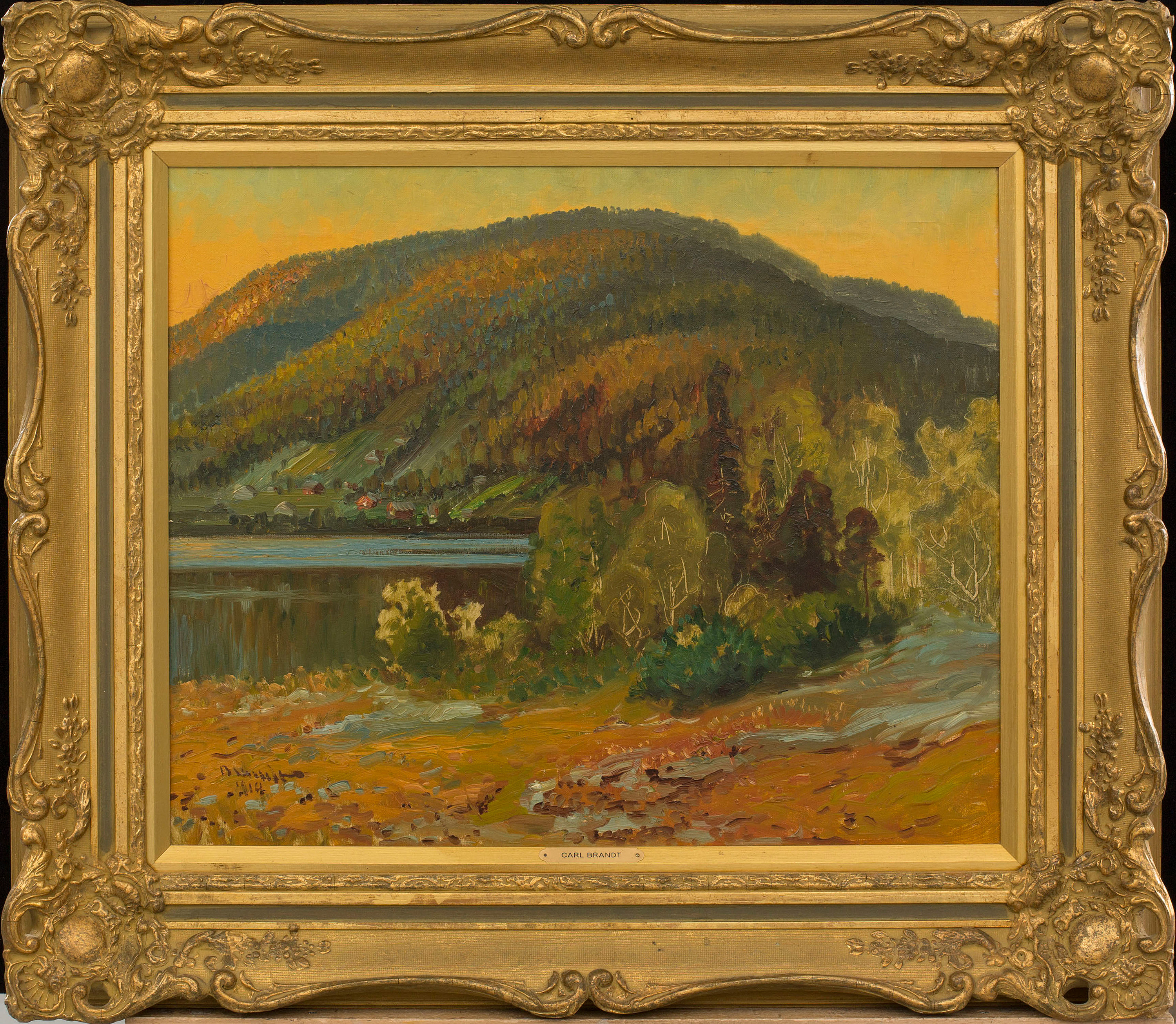 CARL BRANDT, oil on canvas singed and dated. - Bukowskis