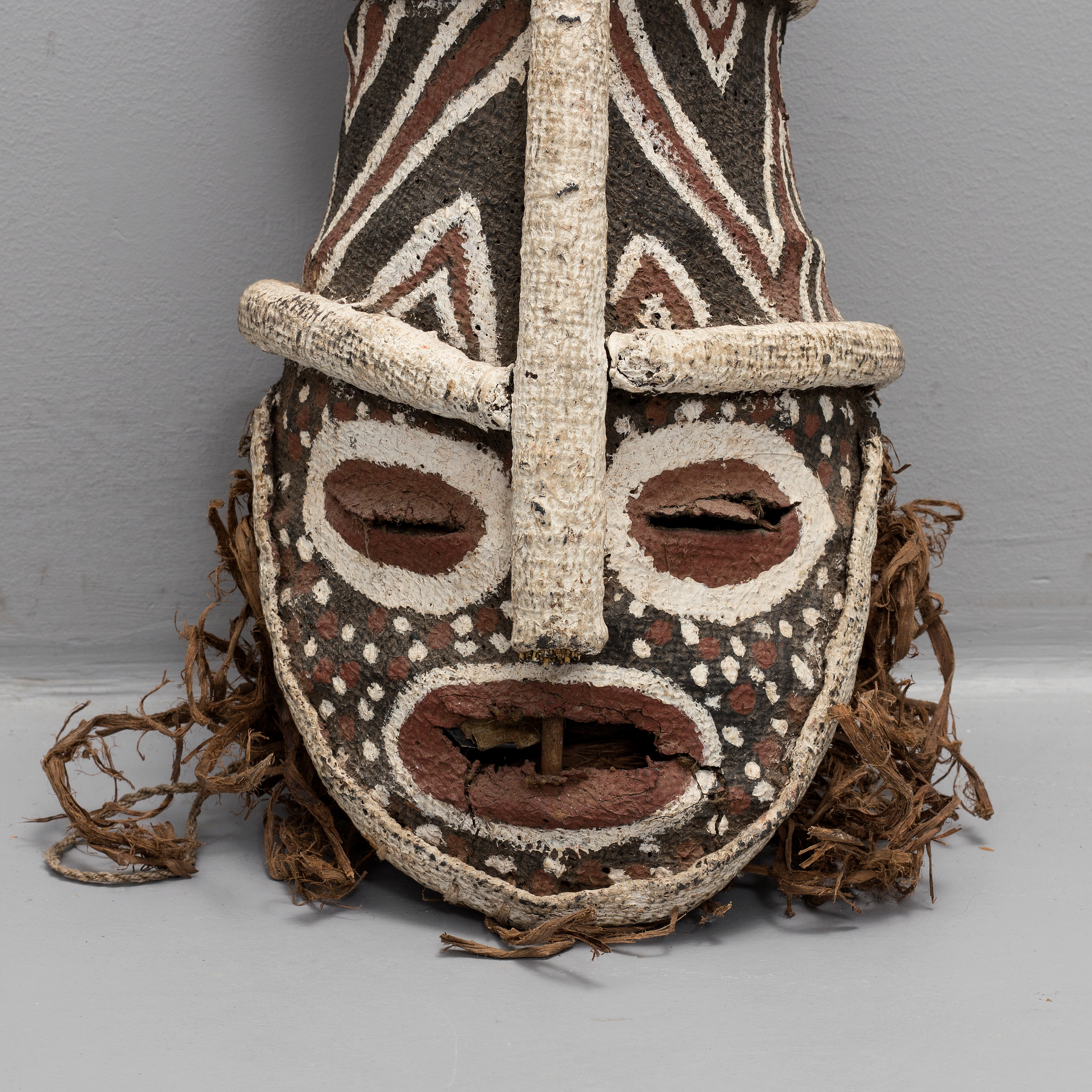 A "Chikunza" fiber mask, probably Zimbabwe or Zambia, second half of ...