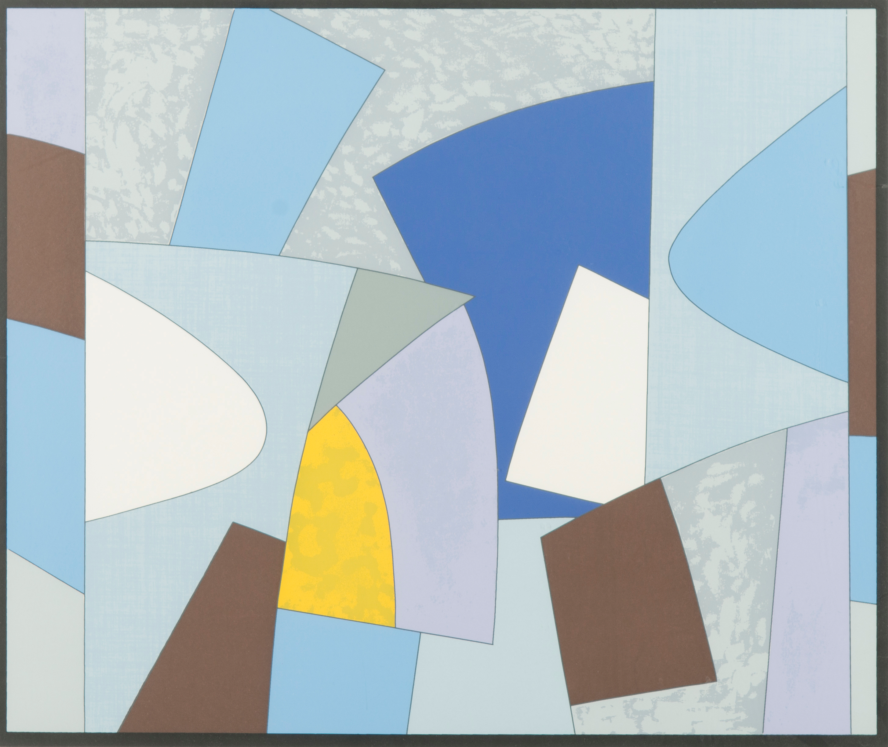 GÖRAN AUGUSTSON, serigrafi, signerad och daterad -85. Konstnärens ...