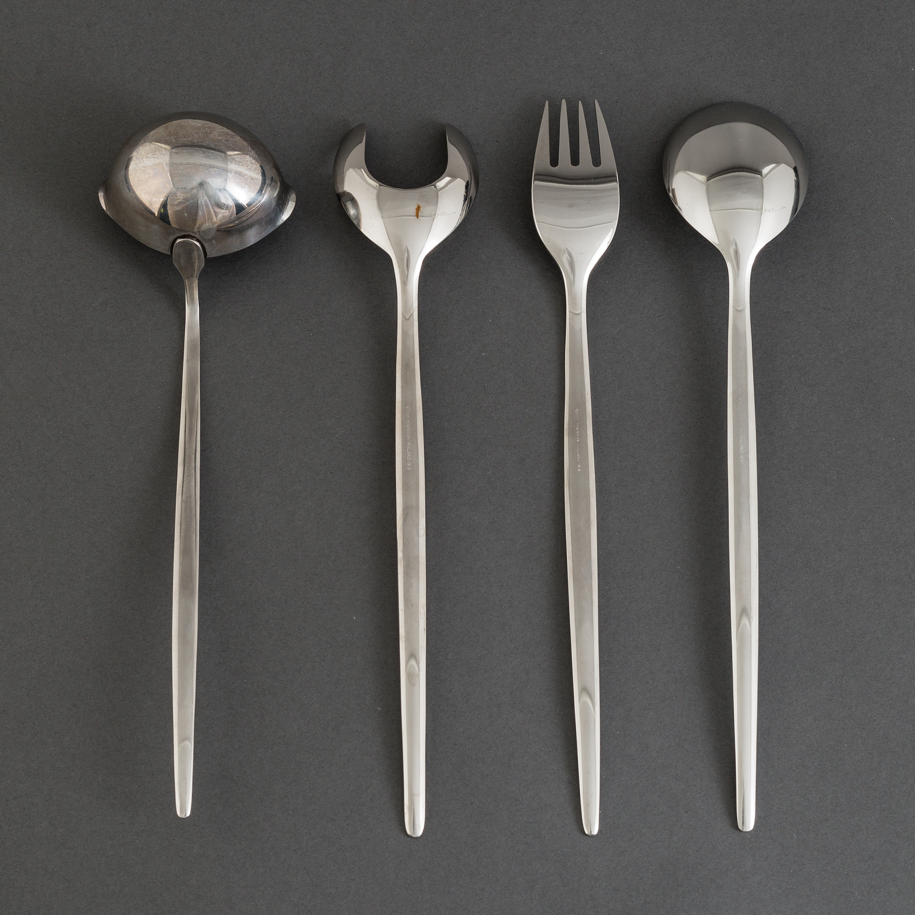 A 'Polar' 162 piece stainless steel cutlery set from Hackman, Finland ...