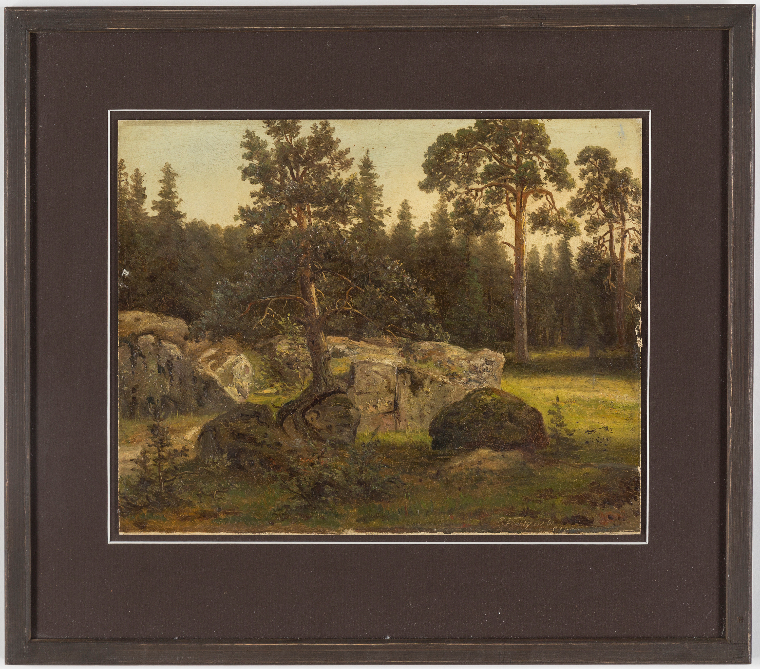 CARL AUGUST FAHLGREN, oil on paper-panel, signed C A Fahlgren and dated ...