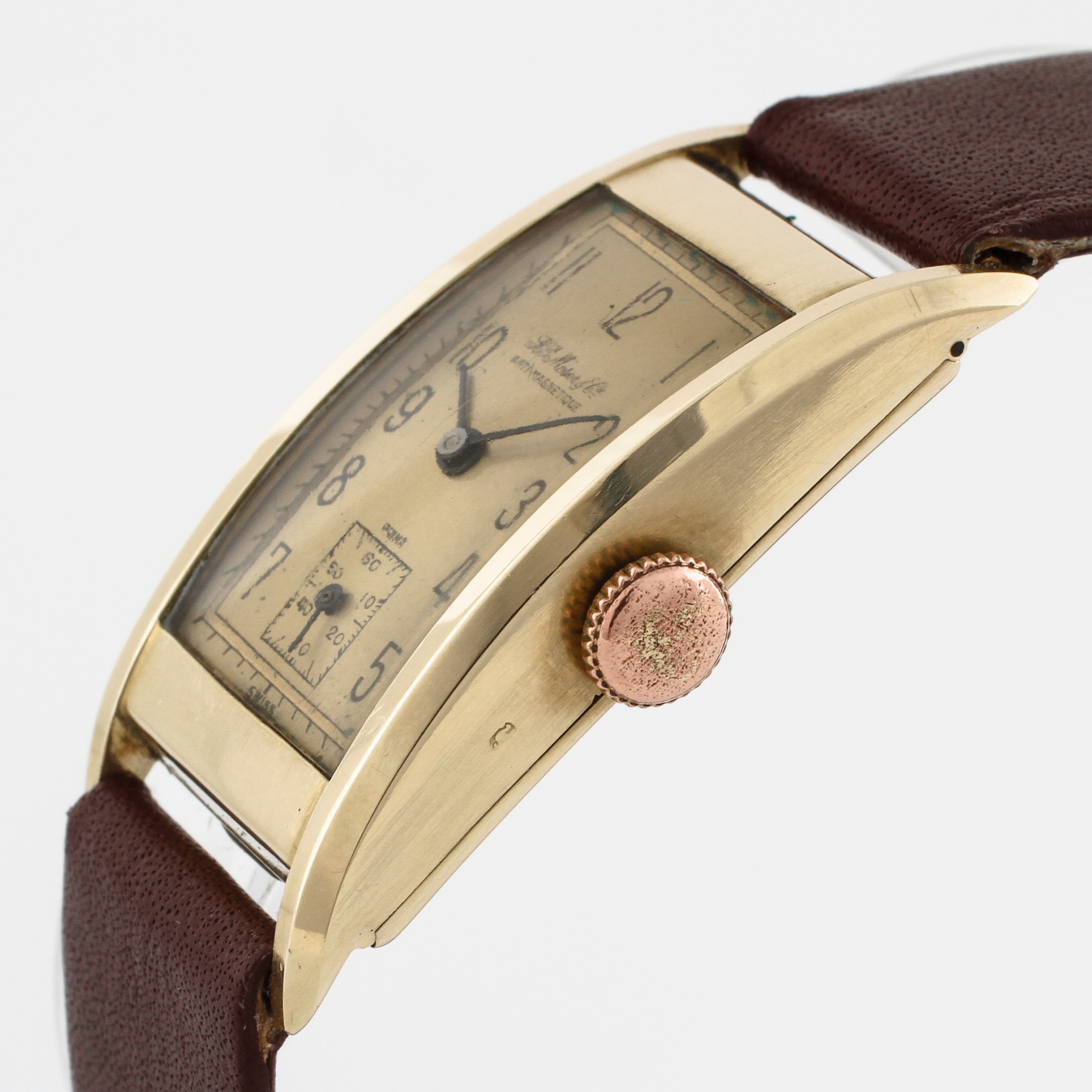 HY MOSER & CIE, wristwatch, 19,5 x 30,5 (38,5) mm. - Bukowskis