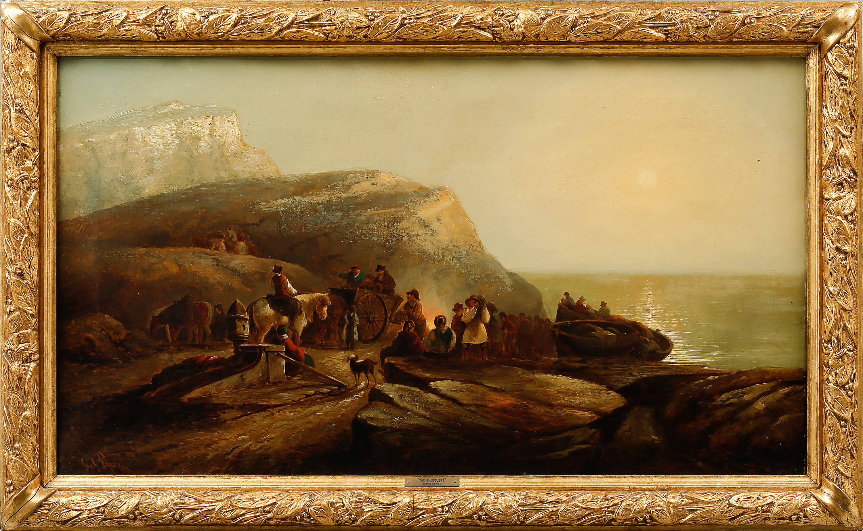 GEORGE G FRYER, olja på duk, signerad och daterad 1880. - Bukowskis