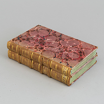 BÖCKER: 2 volymer, Svensk Plutark, JF af Lundblad, tryckt hos Kongl ...