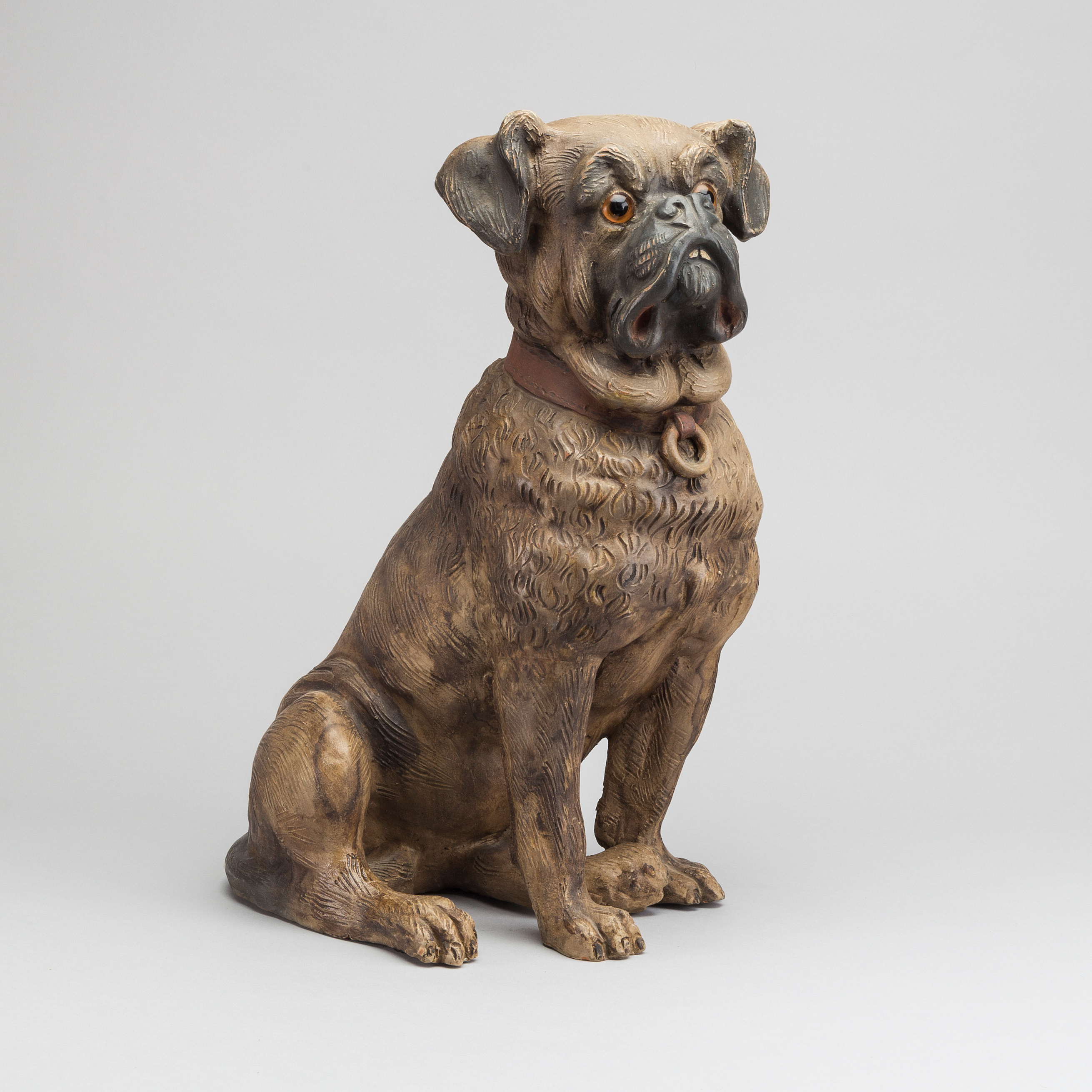 A 20th CENTURY TERRACOTTA DOG. - Bukowskis