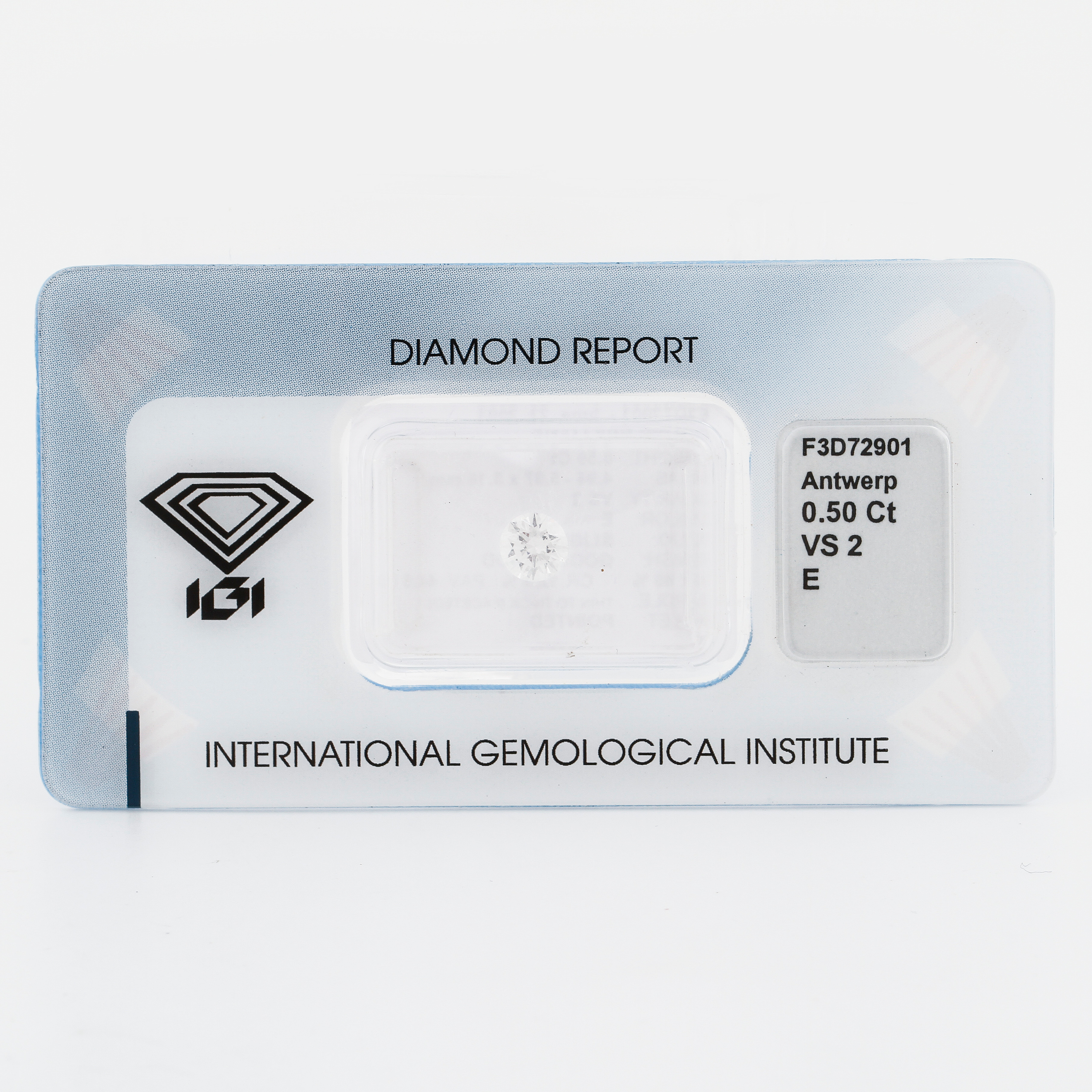 A diamond with certificate from IGI. - Bukowskis